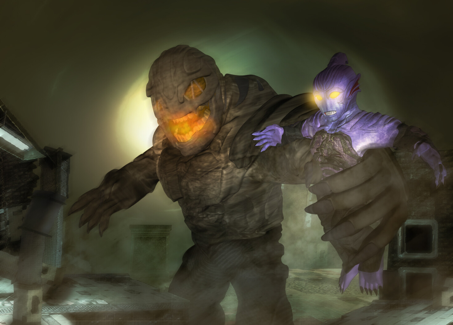 ArtStation - Fear Among The Demons