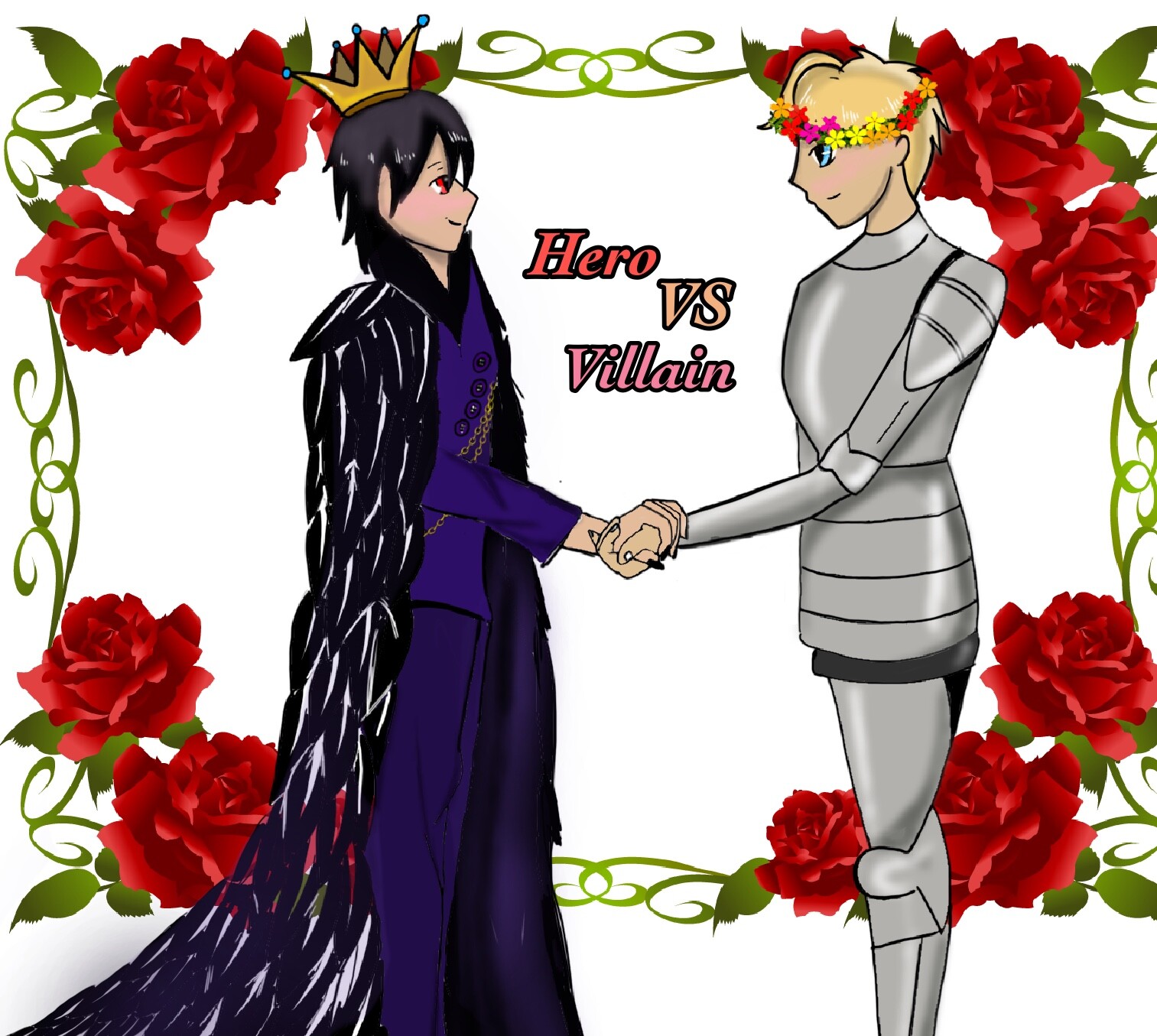 ArtStation - Hero vs villain