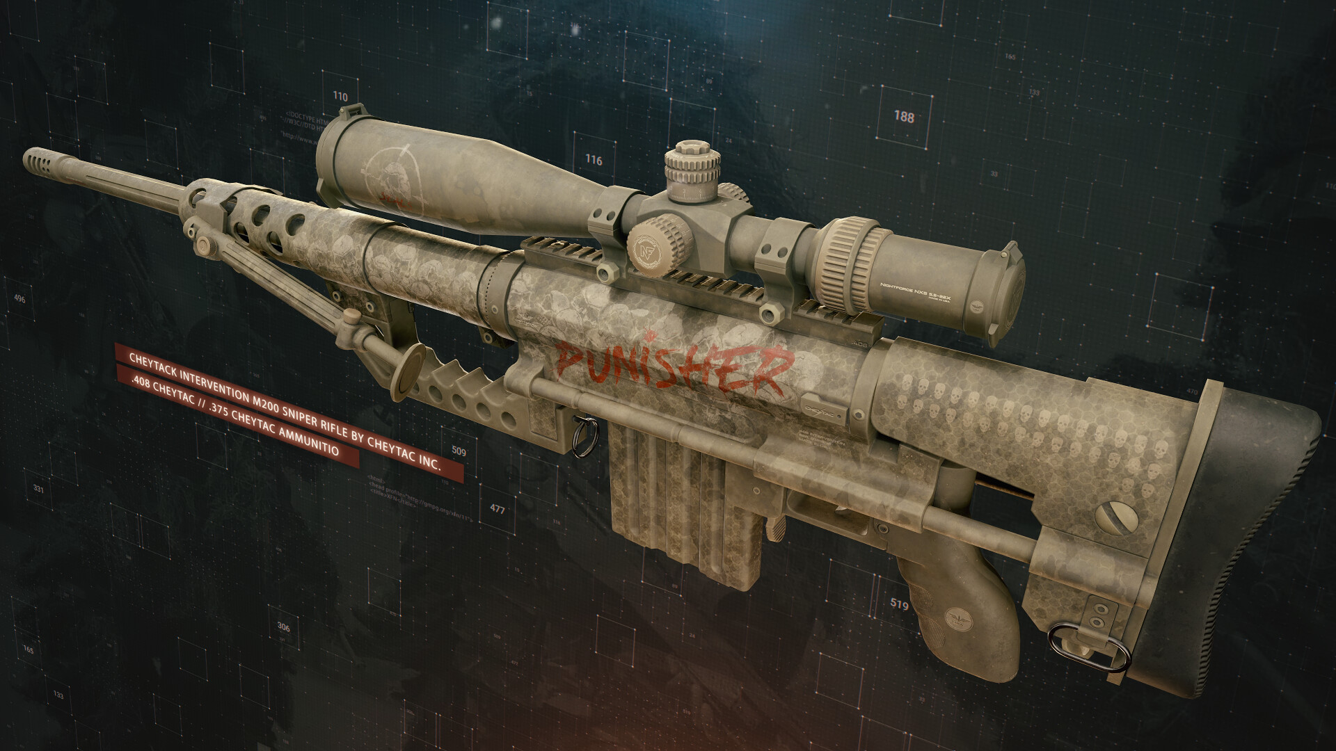 Intervention Sniper Rifle Wallpaper