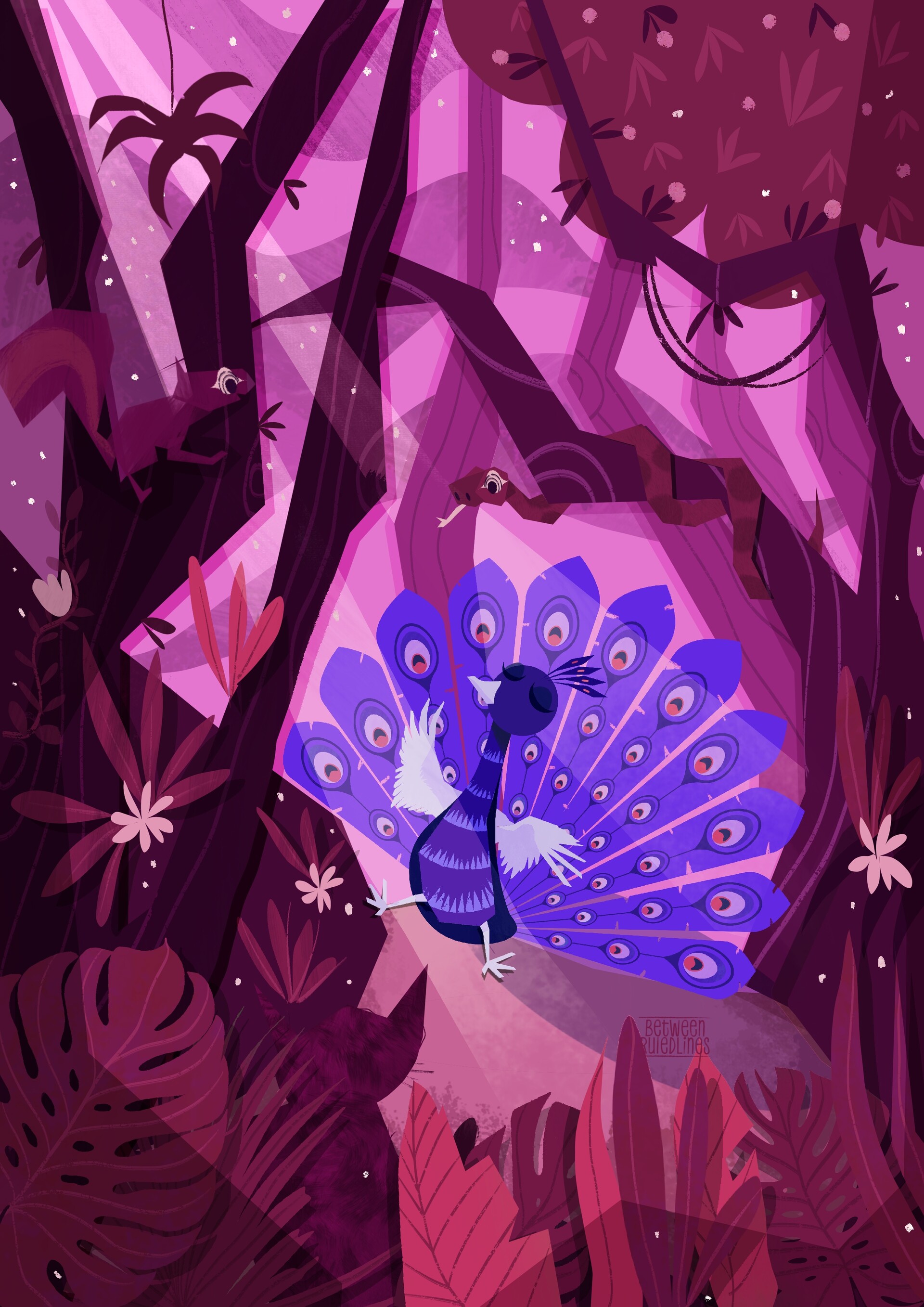 ArtStation - Dancing Peacock