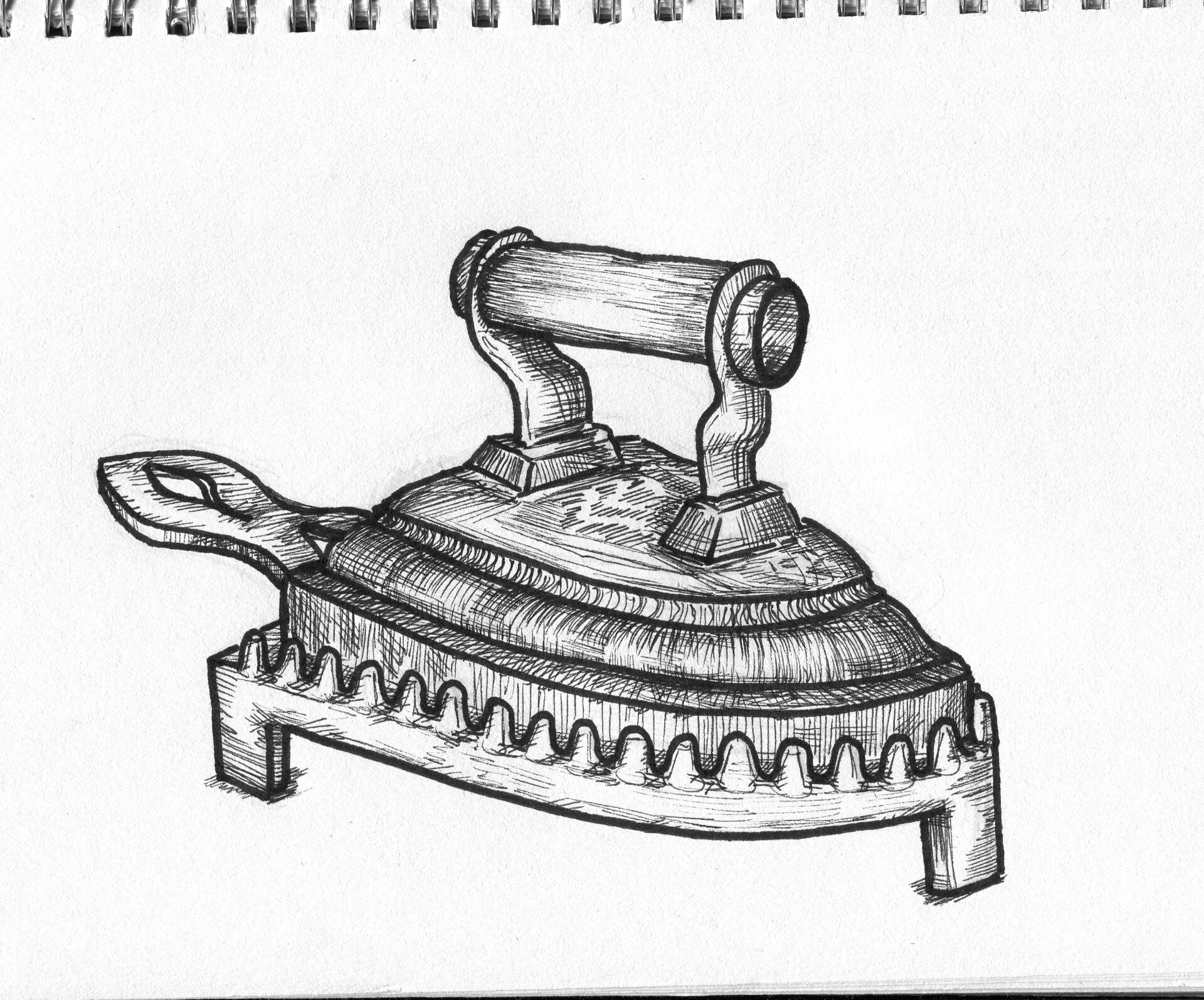 ArtStation - Cross Hatch Iron