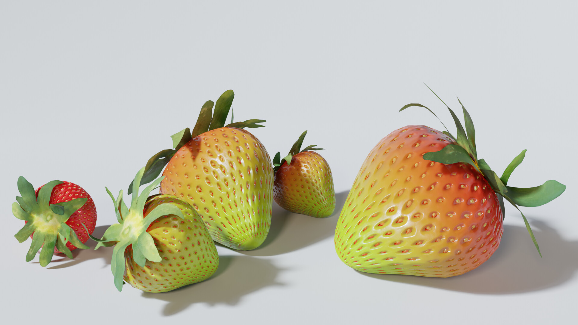 strawberry texture blender