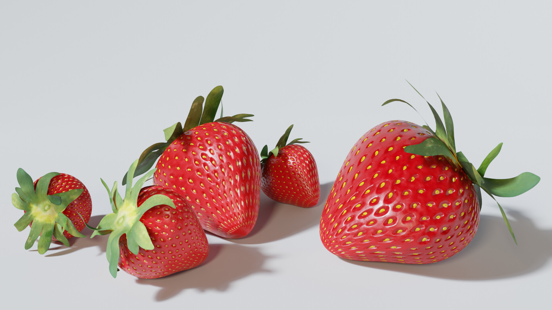strawberry texture blender