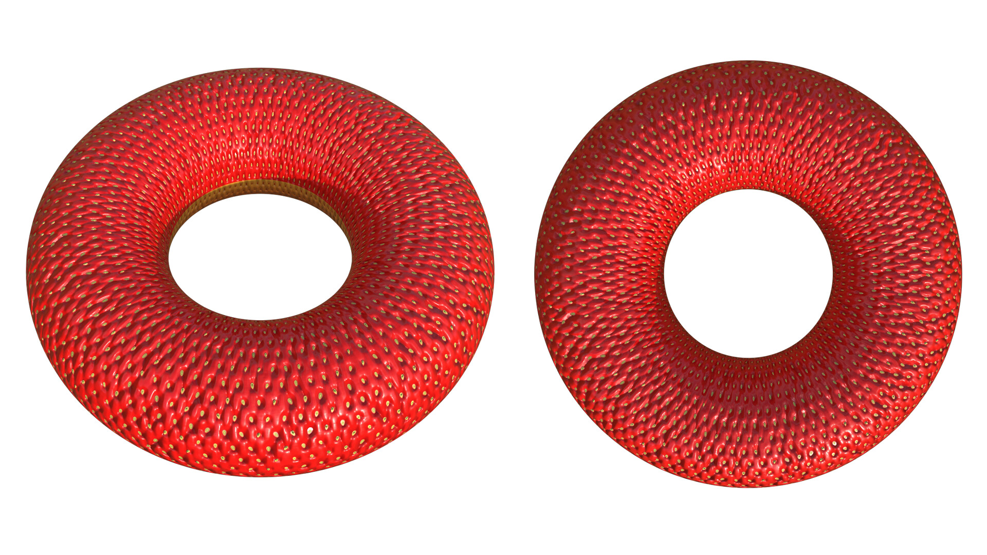 strawberry texture blender