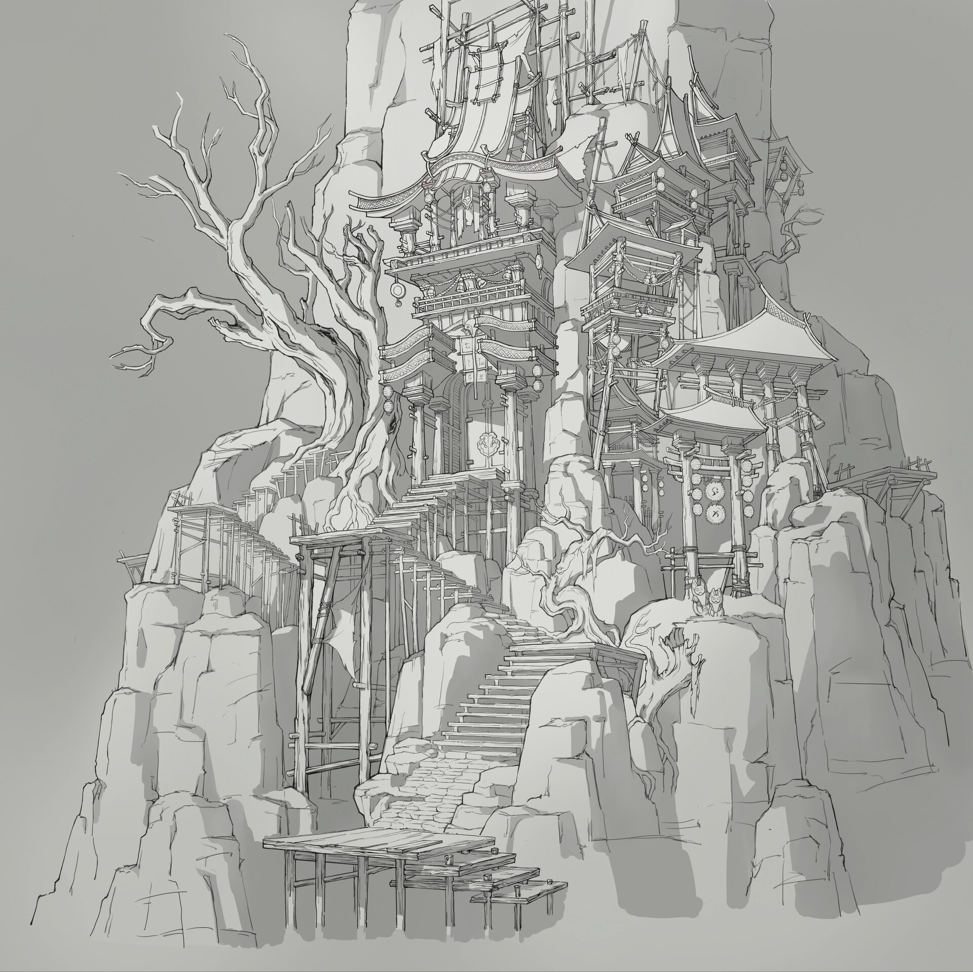 ArtStation - Demon Village