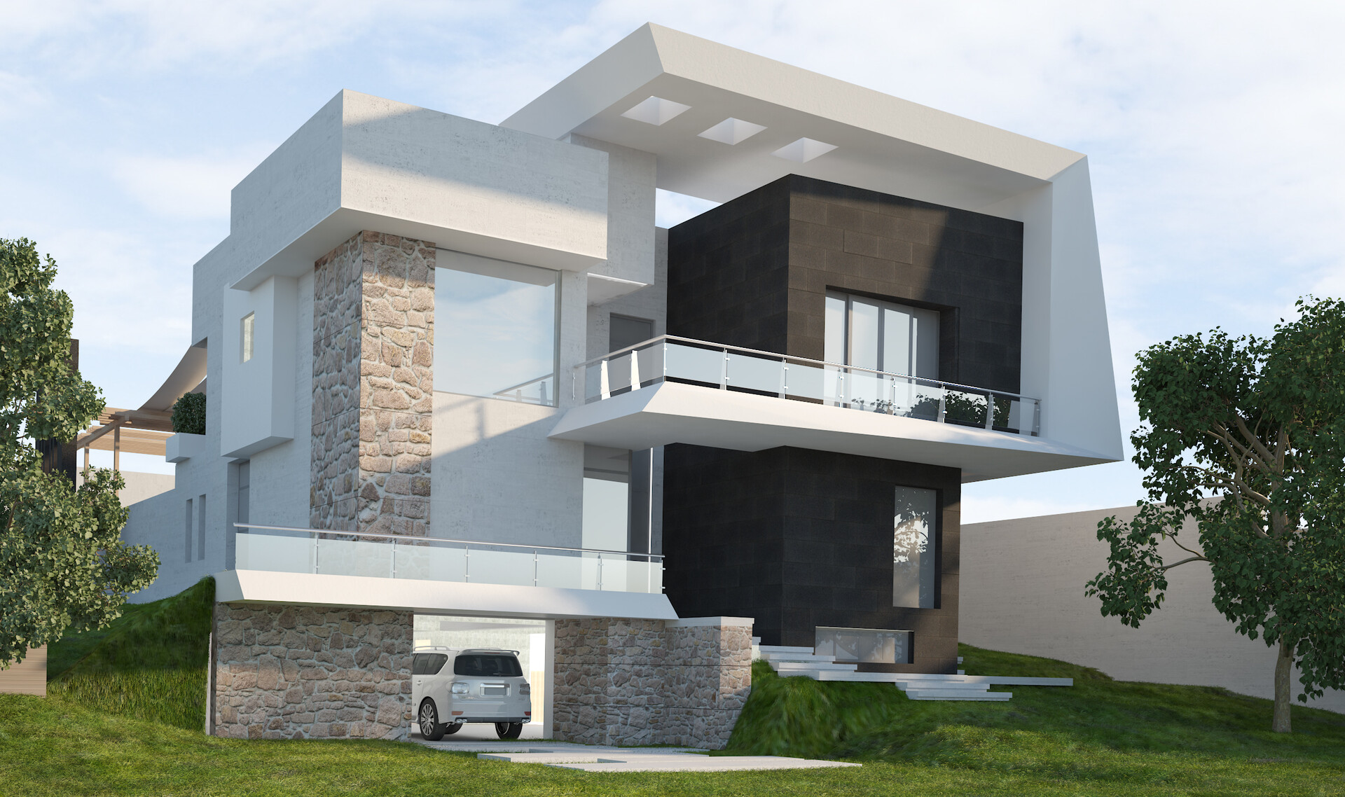 ArtStation - Residential House visualization