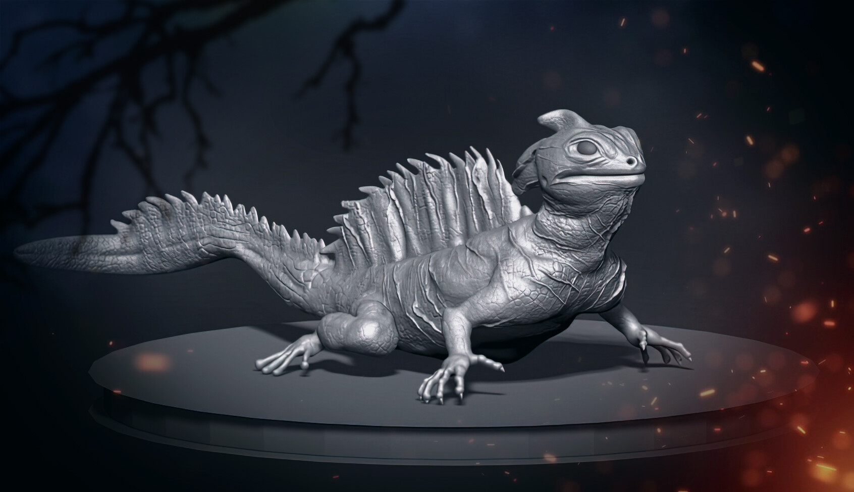 ArtStation - Night lizard