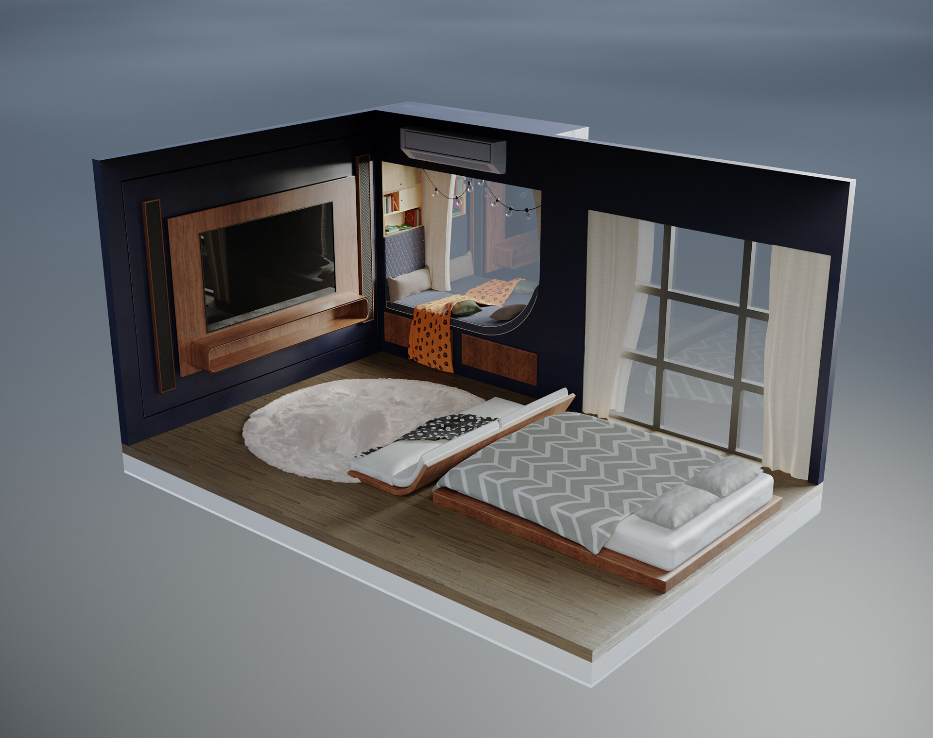 ArtStation - Isometric Room