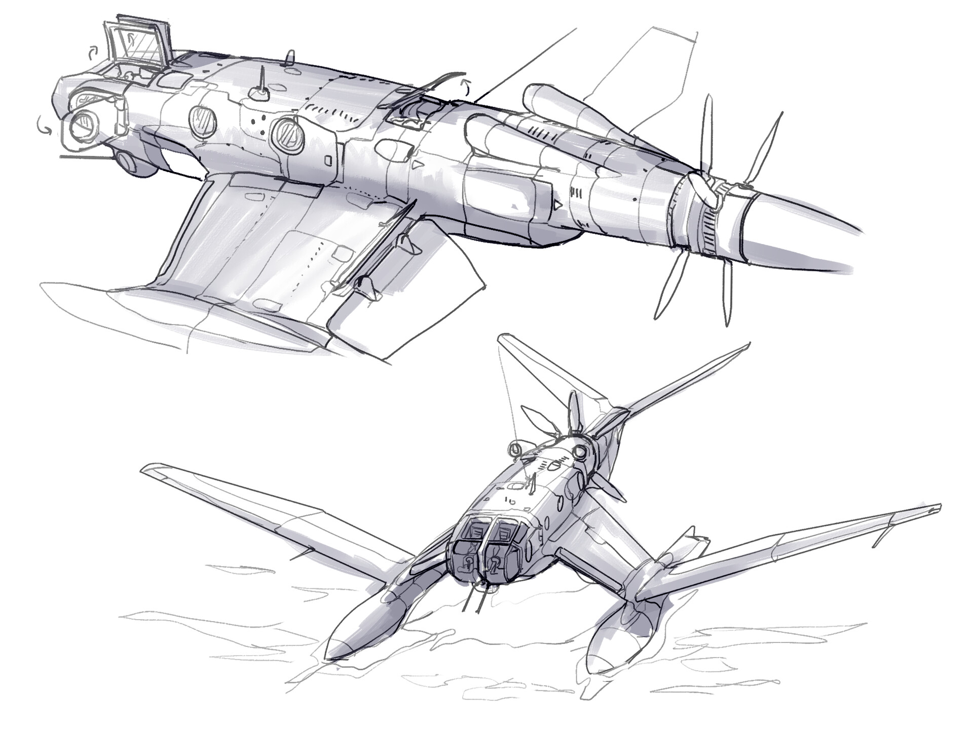 AST21 - KM-37 Courier Seaplane