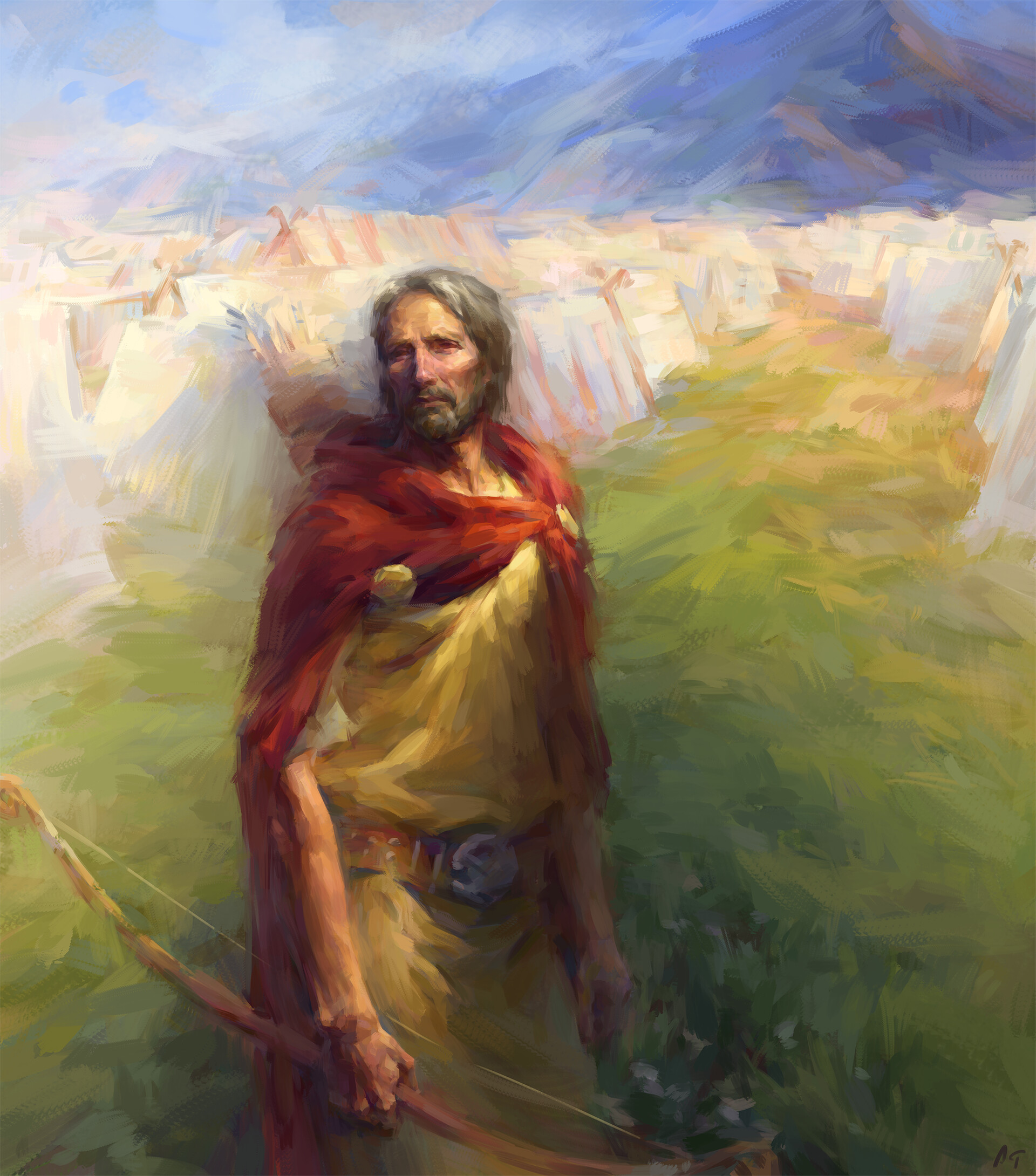 ArtStation - Rook, leader of the caravan