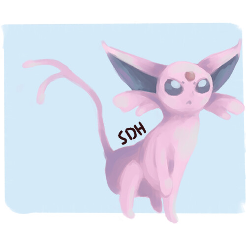 ArtStation - (Pokemon) Espeon