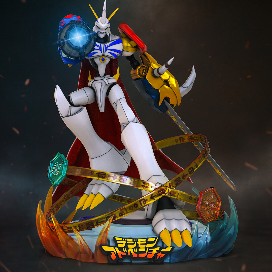 ArtStation - Fan art Omegamon - Digimon Adventure