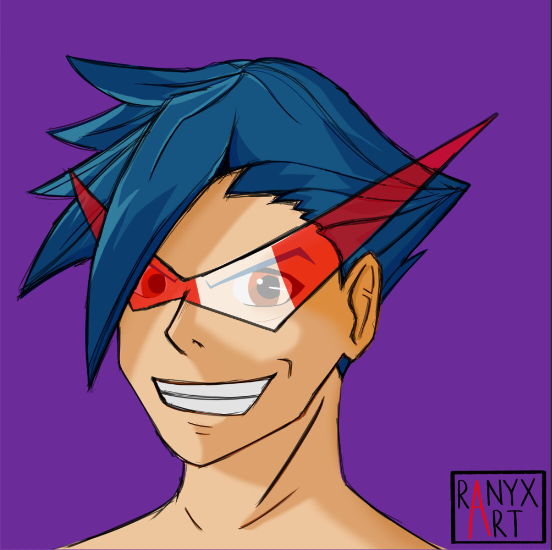 ArtStation - Kamina from Gurren Lagann