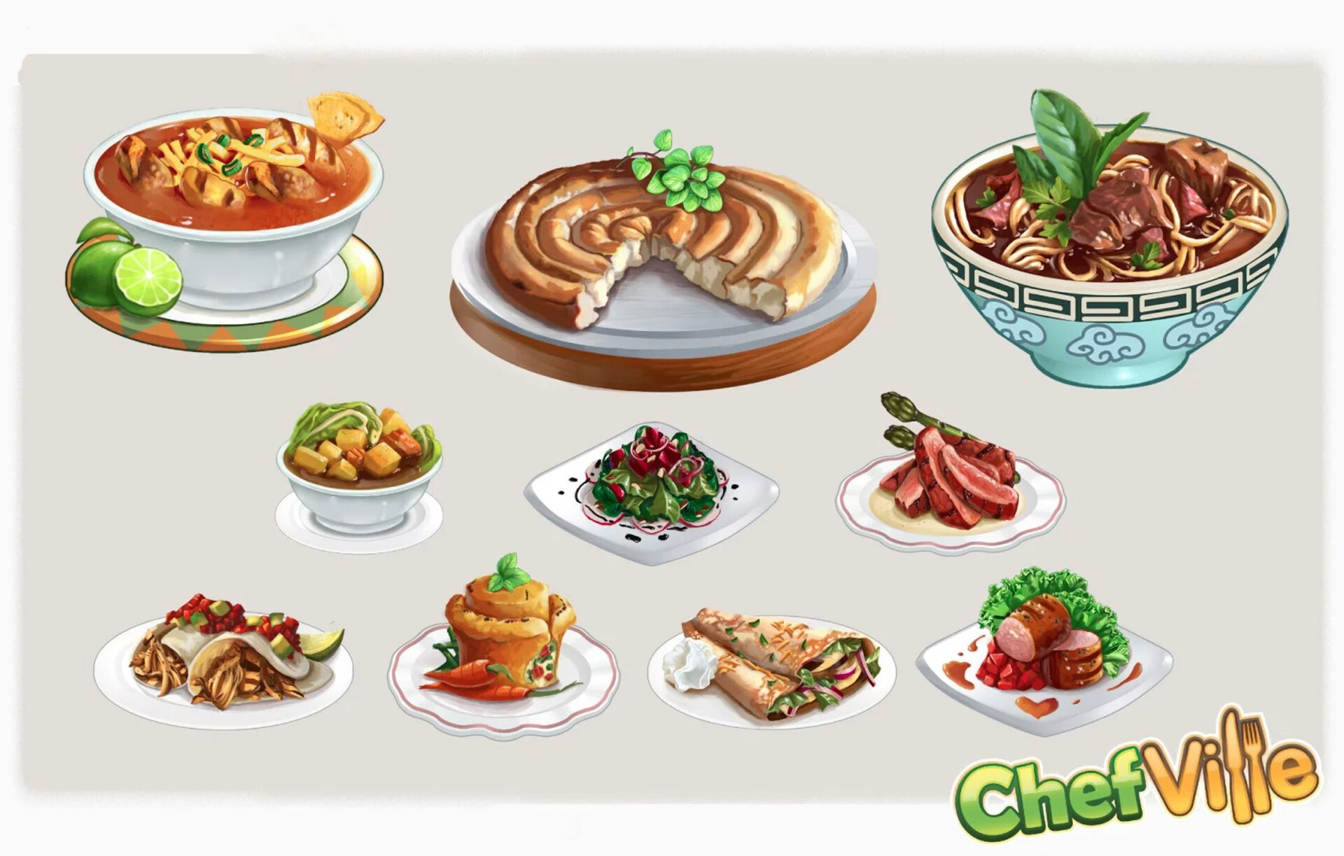 ArtStation - Chefville Production Art