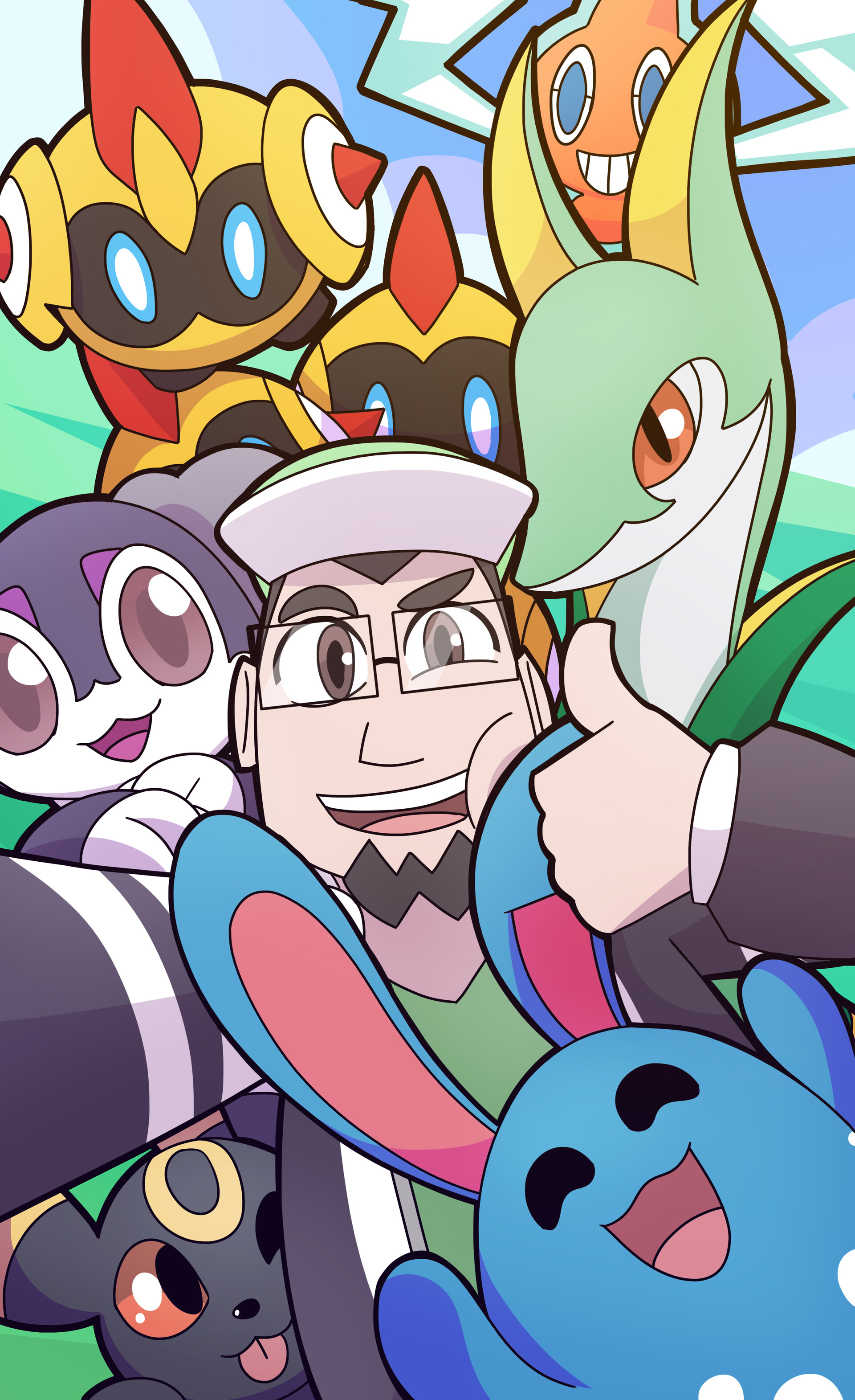 ArtStation - Pokemon Team