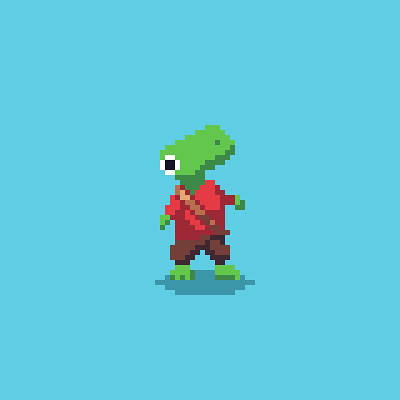 ArtStation - Pixel Art - Alligator