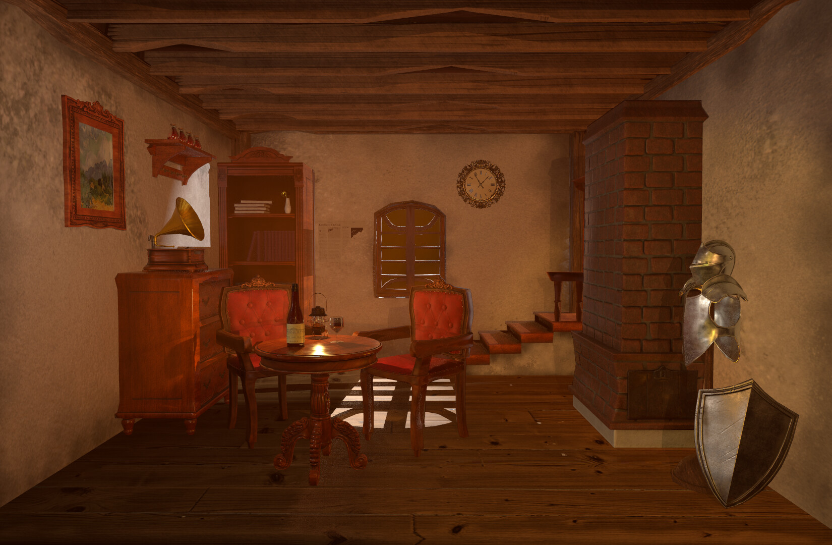 ArtStation - little knight's room