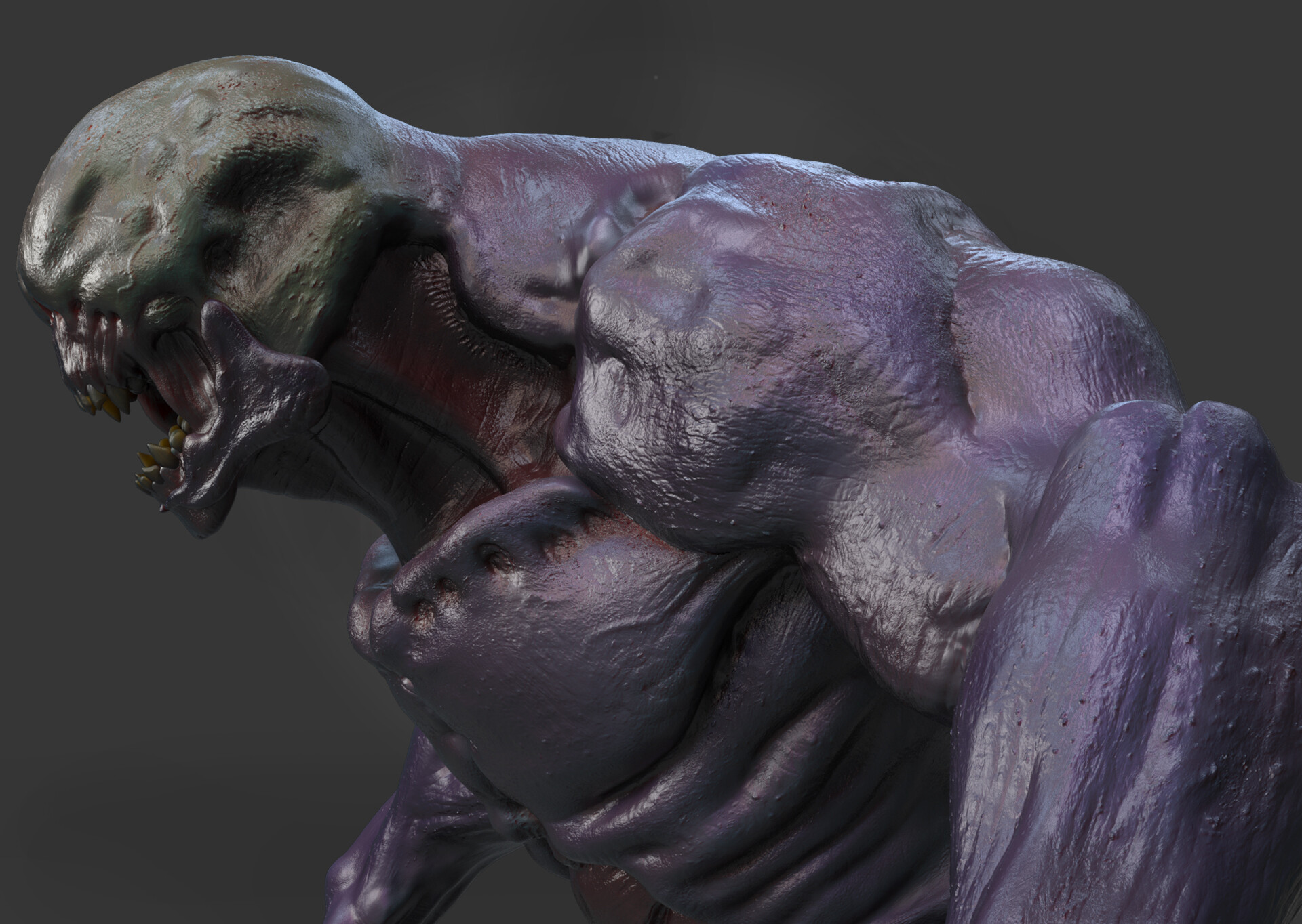 ArtStation - Doom Eternal fan made Hellknight