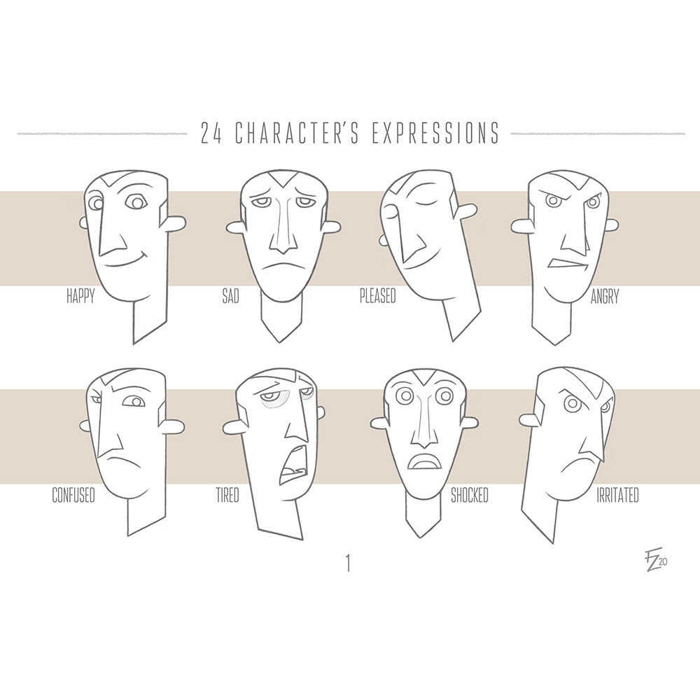 ArtStation - Facial Expressions