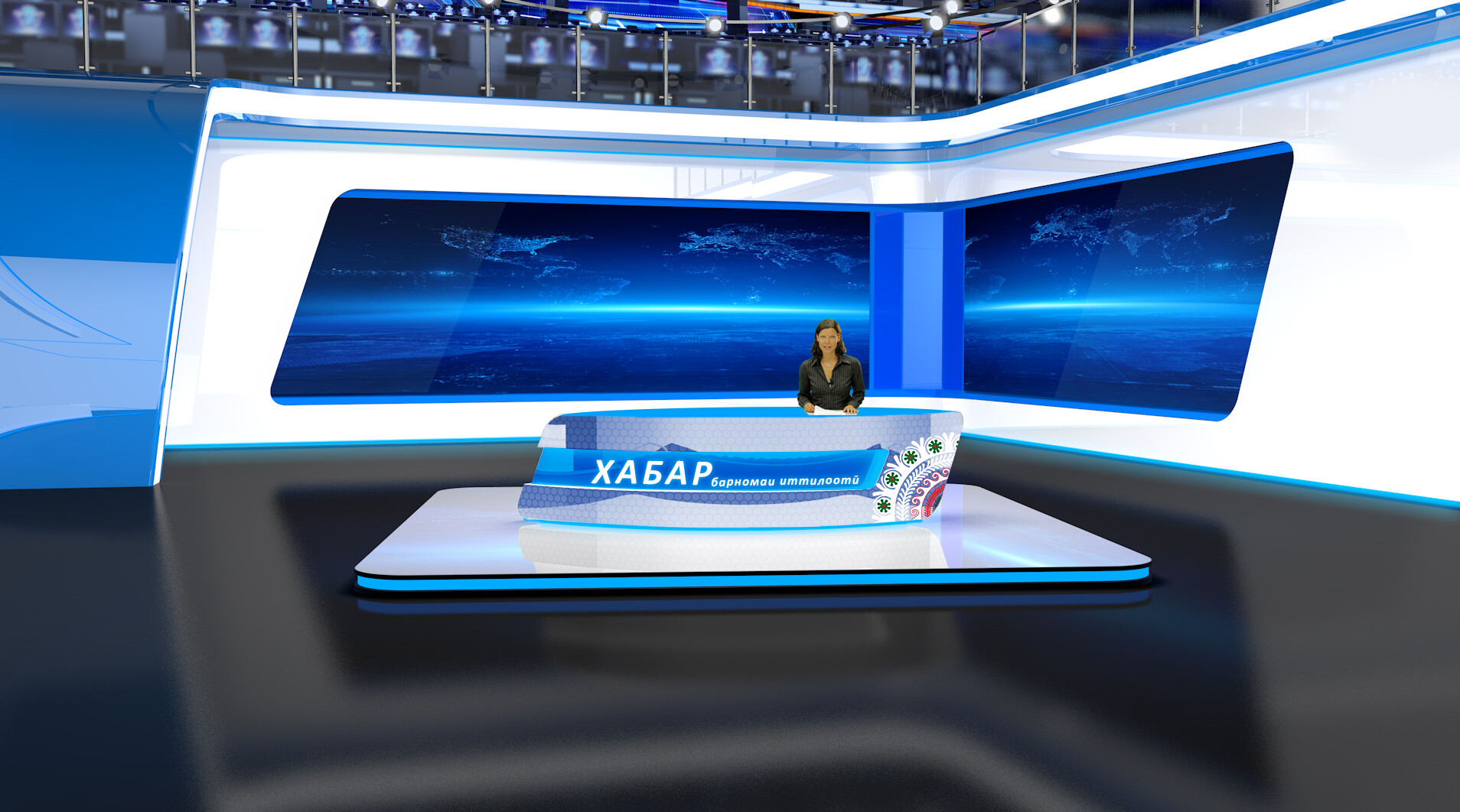 ArtStation - Free Virtual TV studio