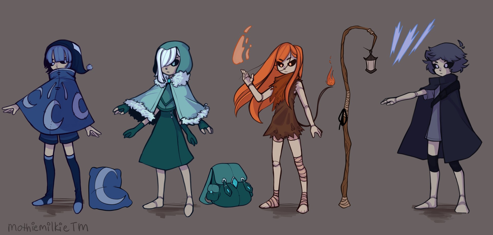 ArtStation - [COMMISSION] Doll Creature Concept!