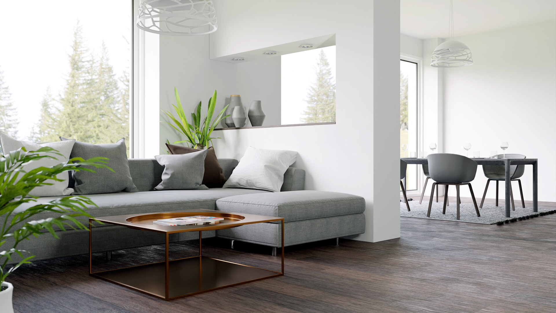 ArtStation - Open Space with Large Windows