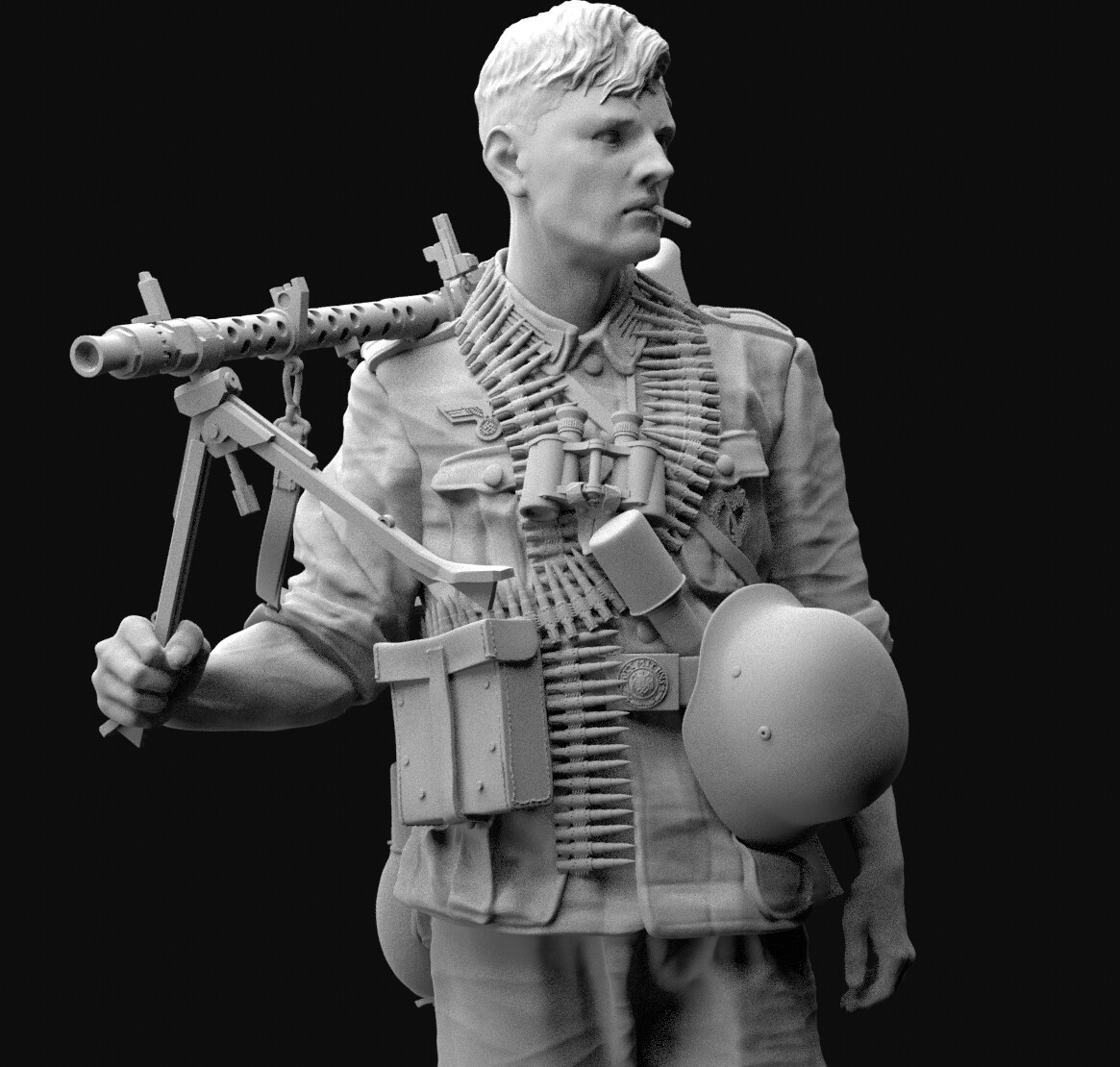 Histone - WW2 German MG34 Gunner