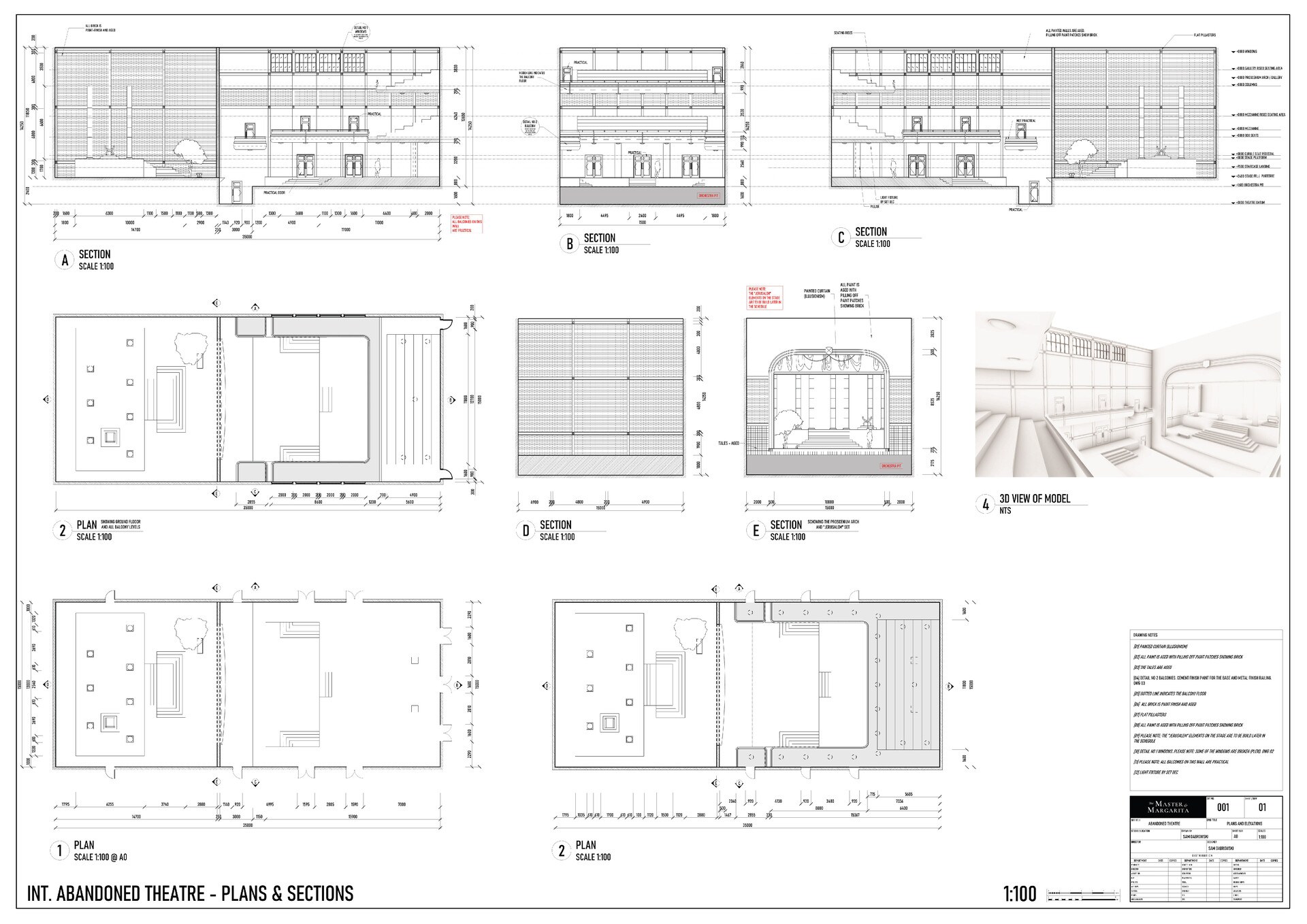 ArtStation - Master & Margerita - Concept and drafting