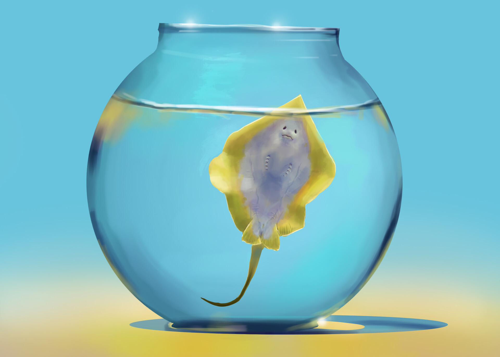 ArtStation - The stingray (30 min)
