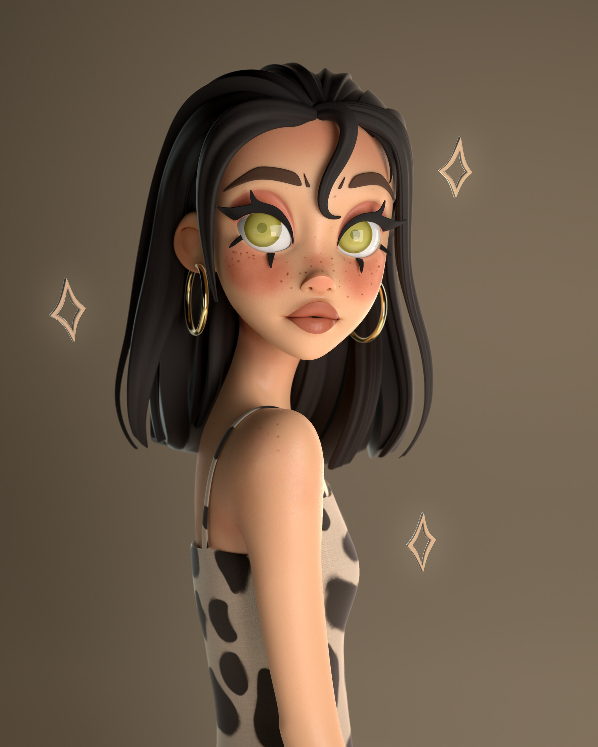ArtStation - Stylized Girl (Ceriiseduii DTIYS)