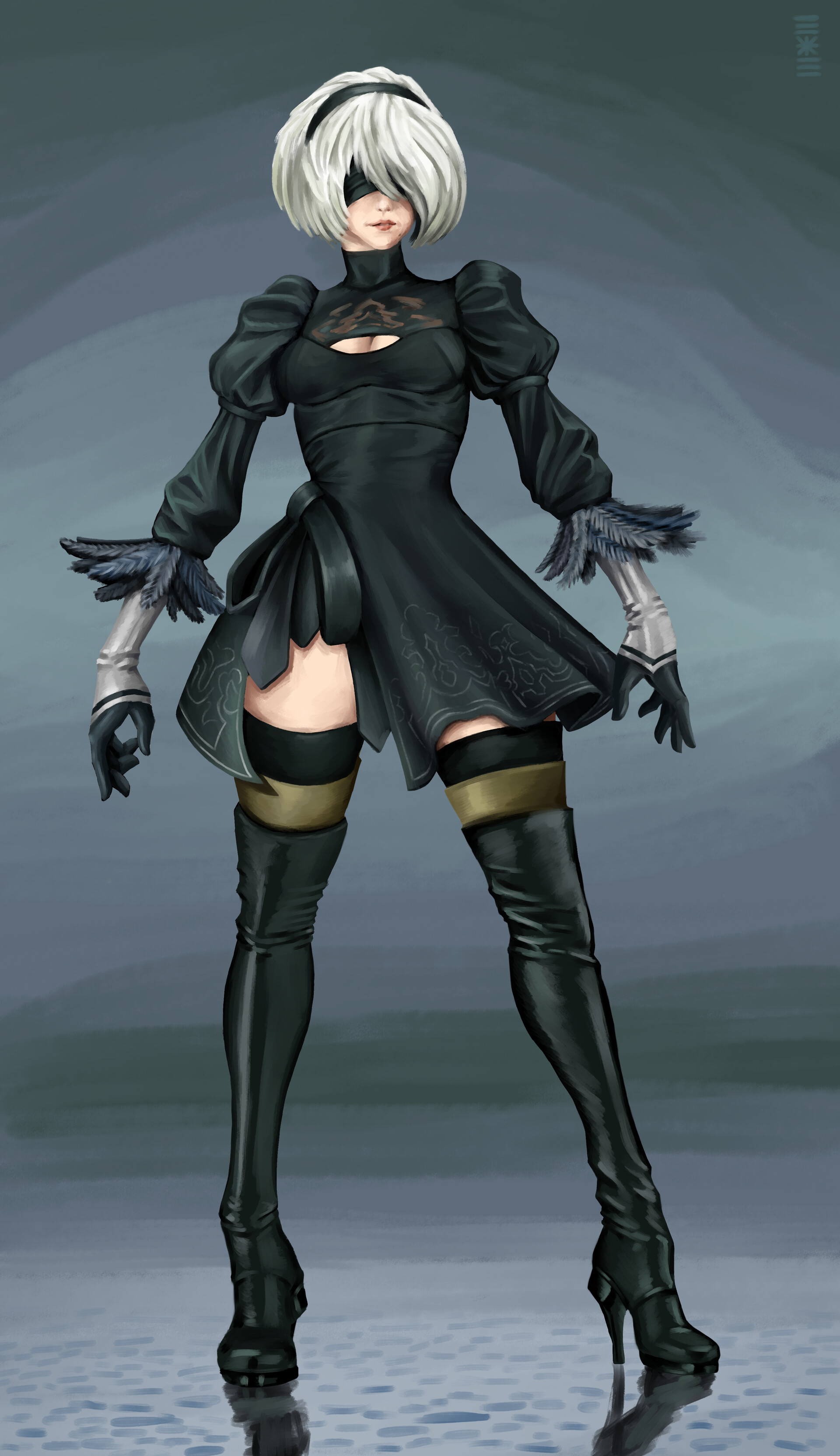 ArtStation - 2B in various styles