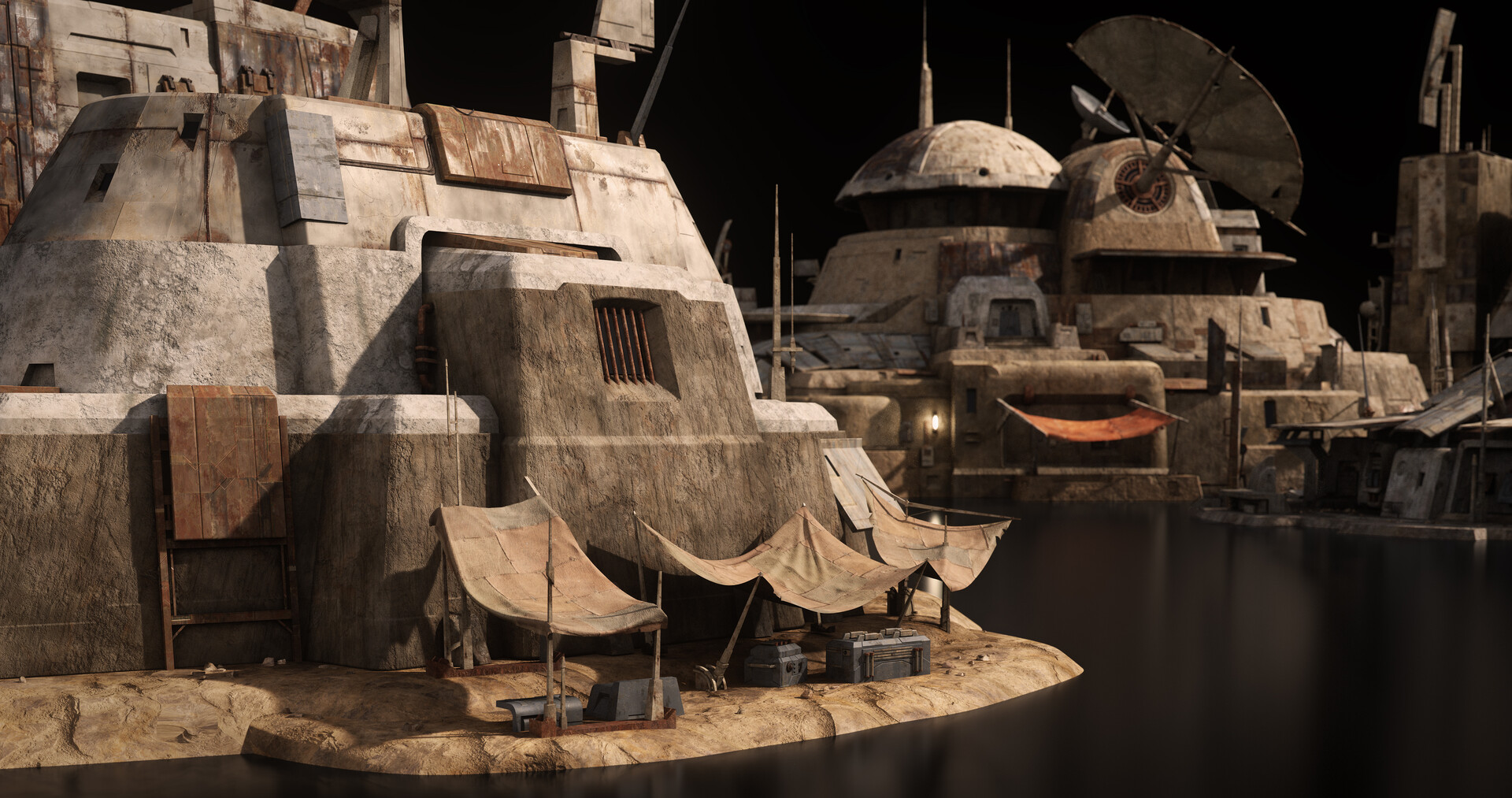 KitBash3D - OUTPOST - 3D ASSET KIT