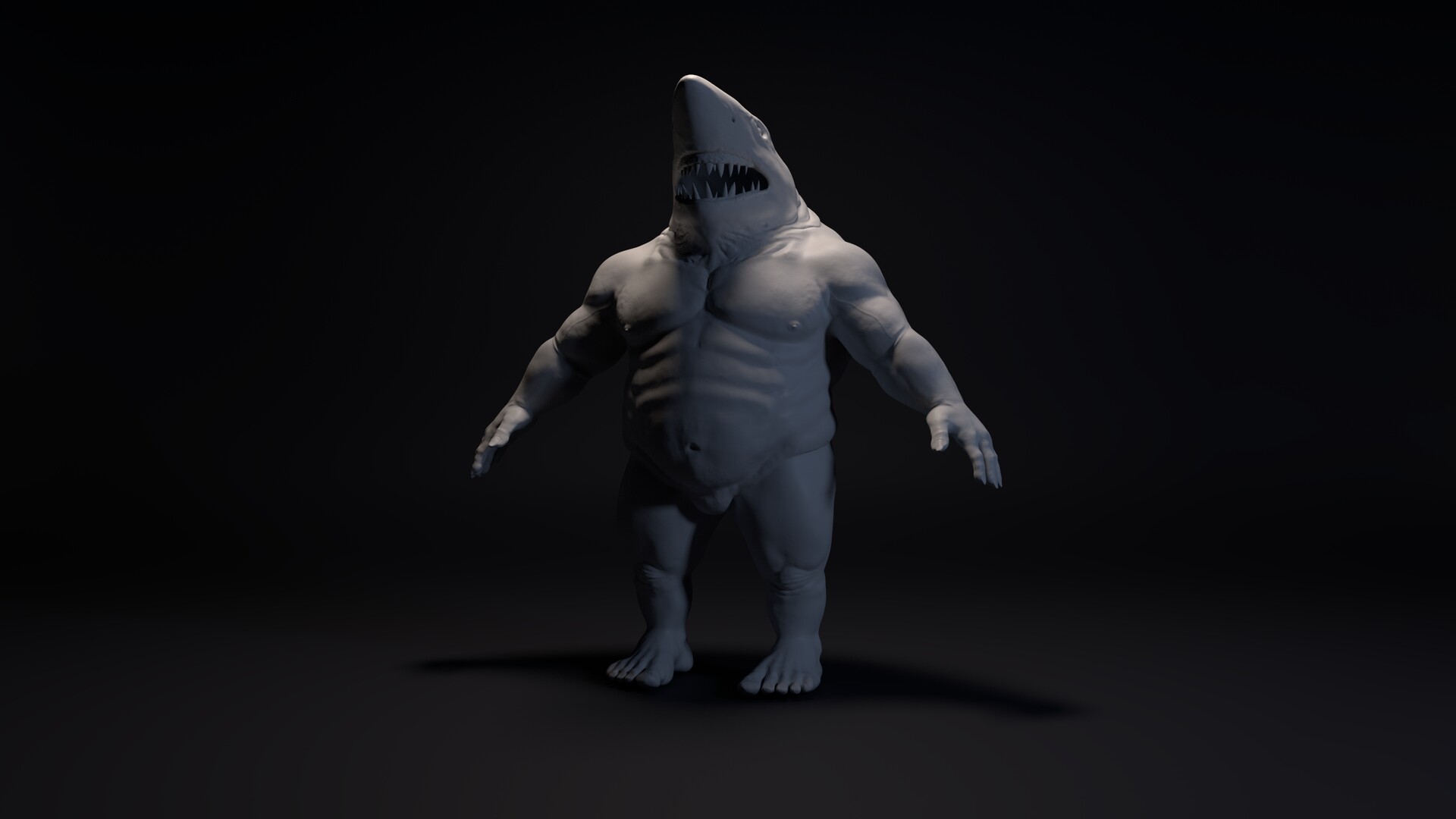 ArtStation - Shark Man