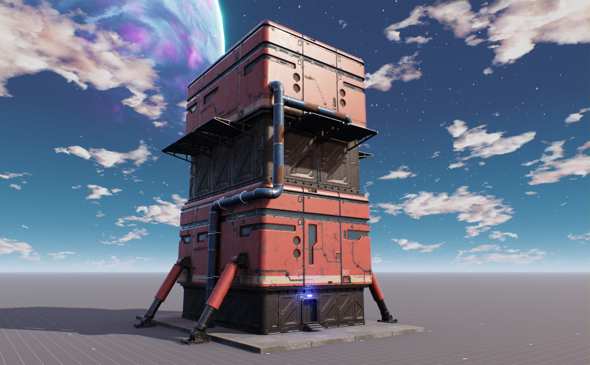 ArtStation - Neural Frontier Modular Facility