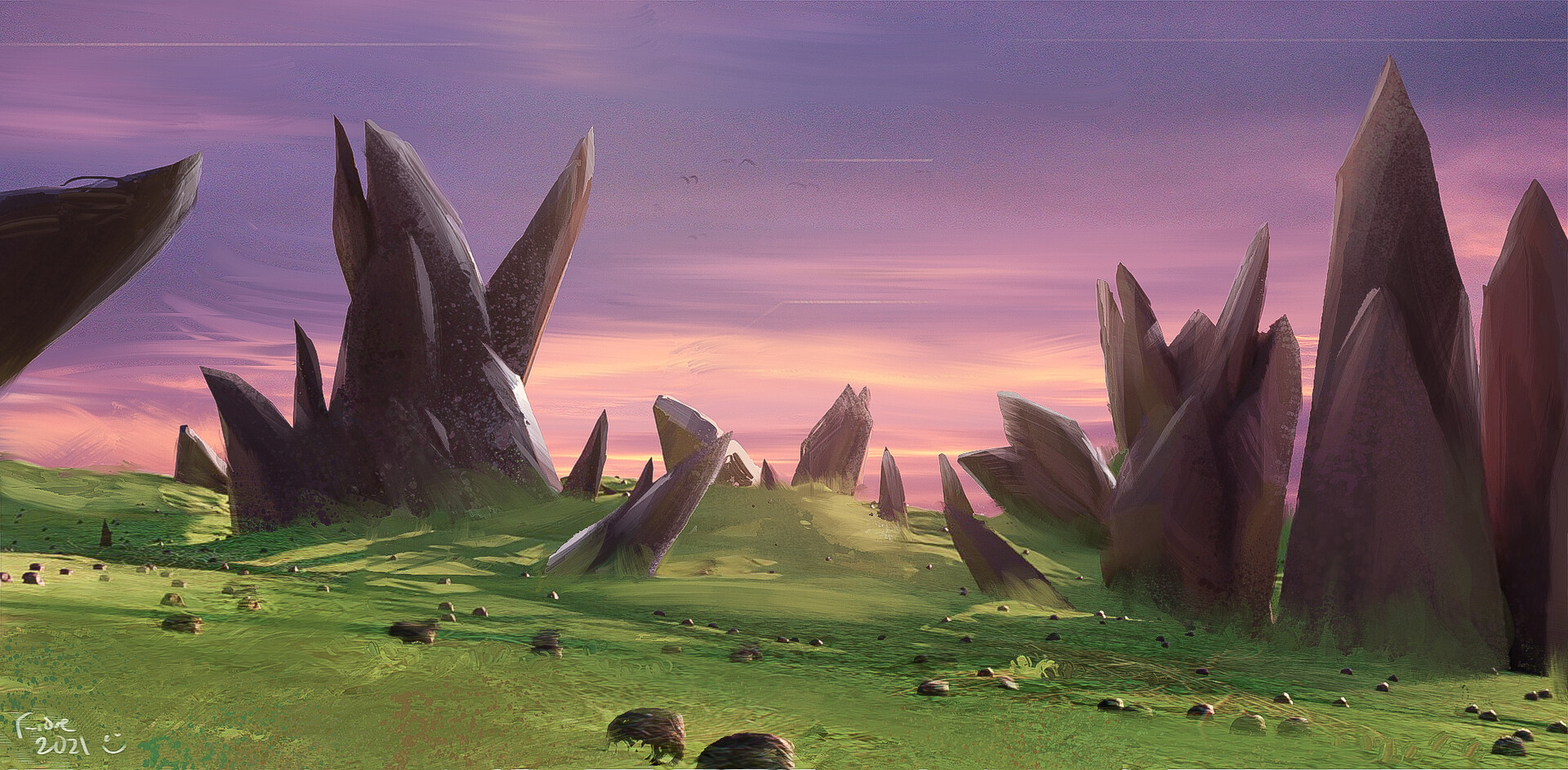 ArtStation - Spiked Rocks