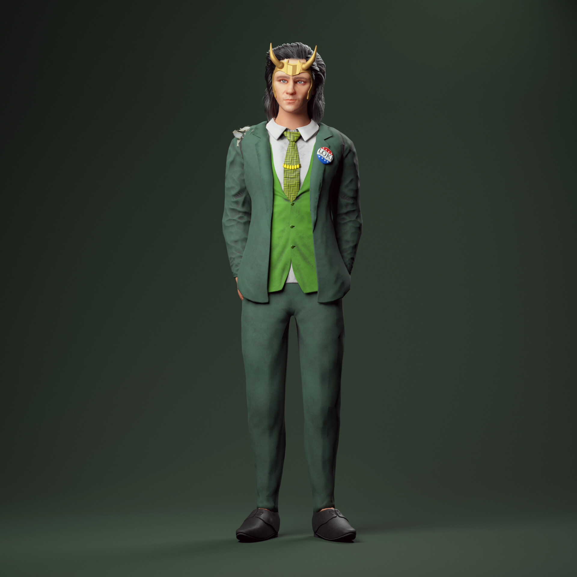 ArtStation - President Loki 3D Fanart