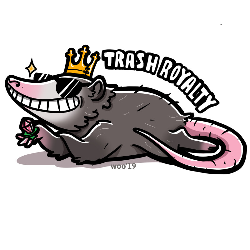 ArtStation - Sticker designs - possums