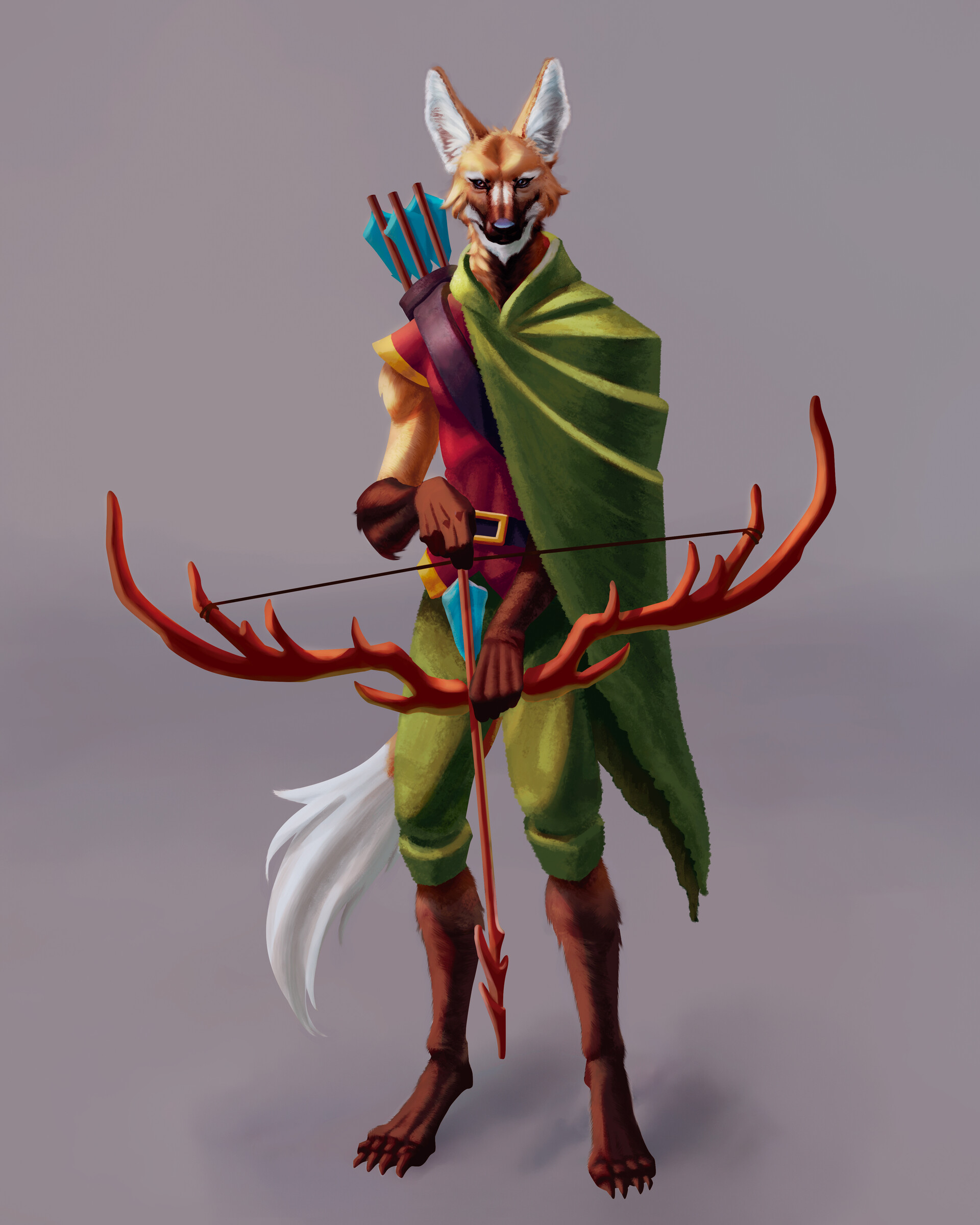 ArtStation - Lobo Guará Arqueiro