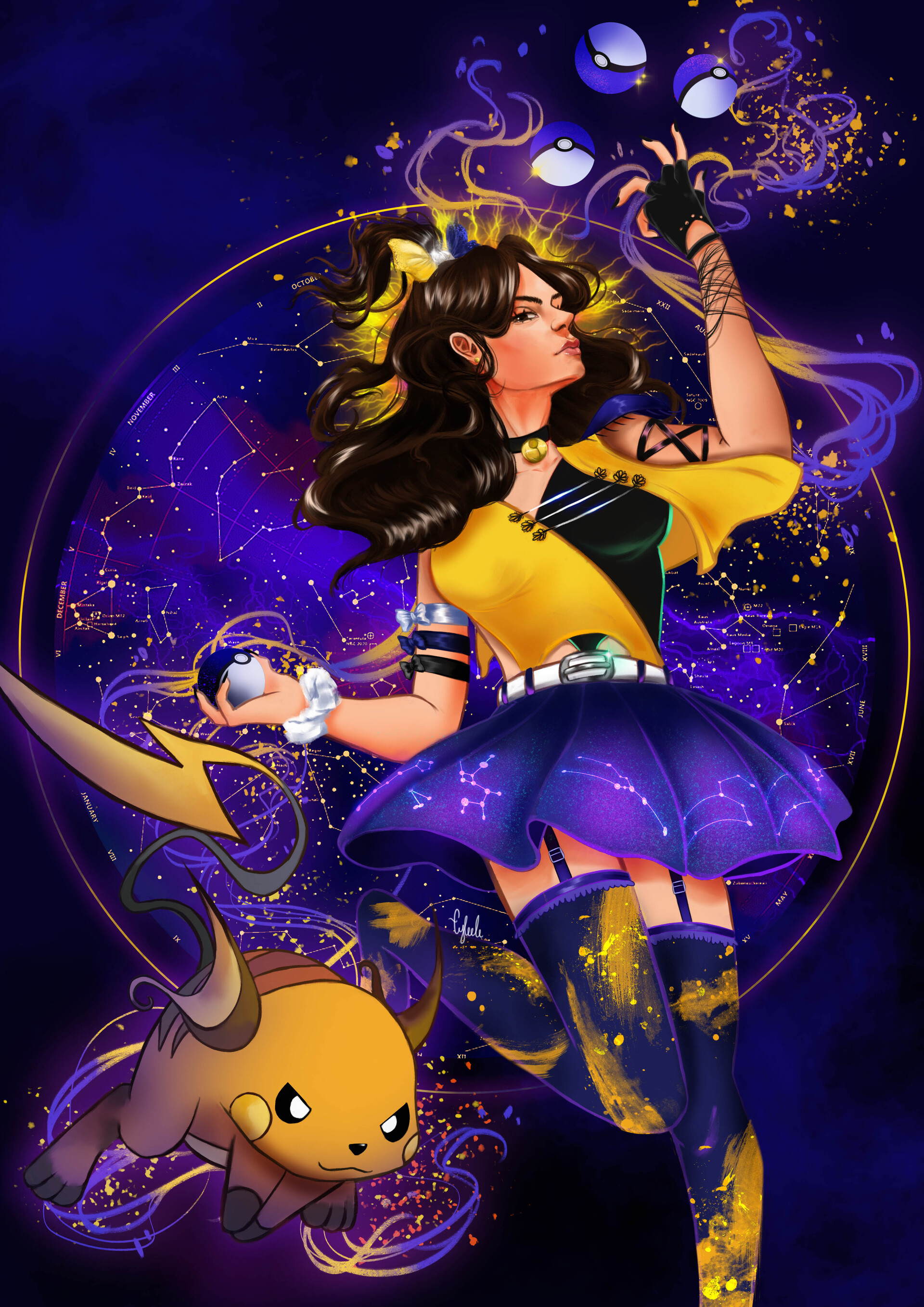 ArtStation - Therasia, Pokemon leader!