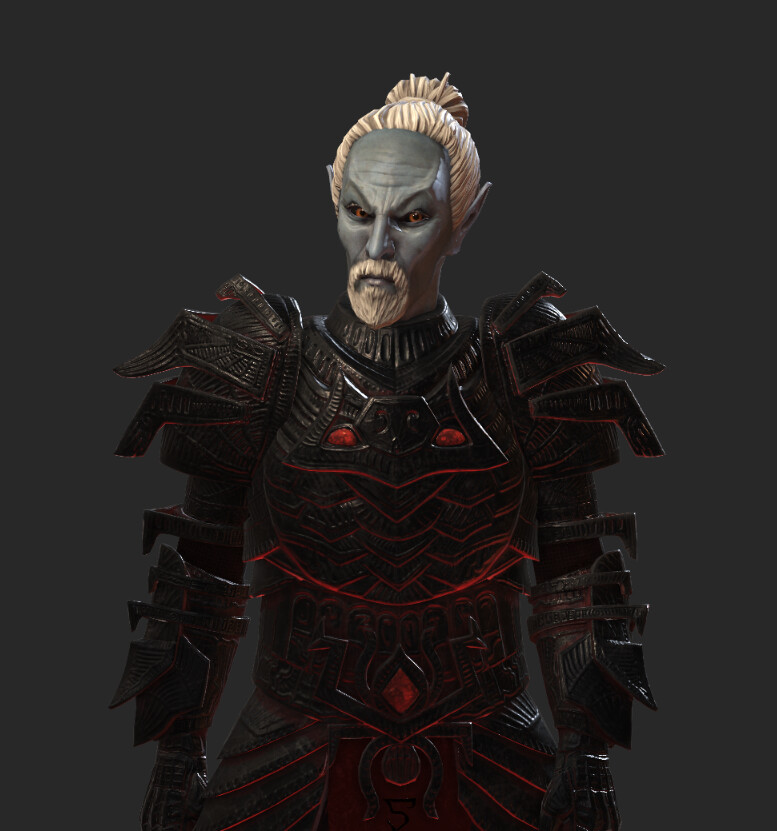 Adrian Kamil - Daedric Armor for Elder Kings II