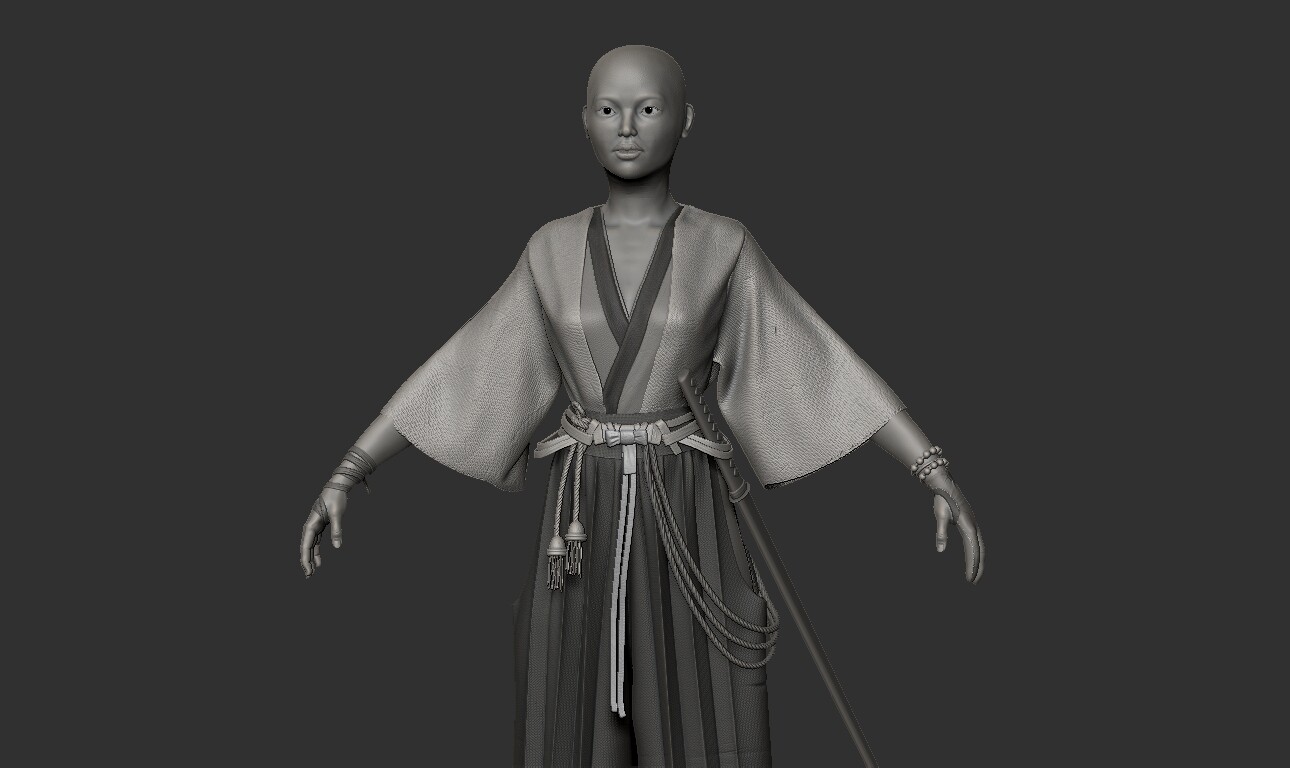 ArtStation - Atsuko wip