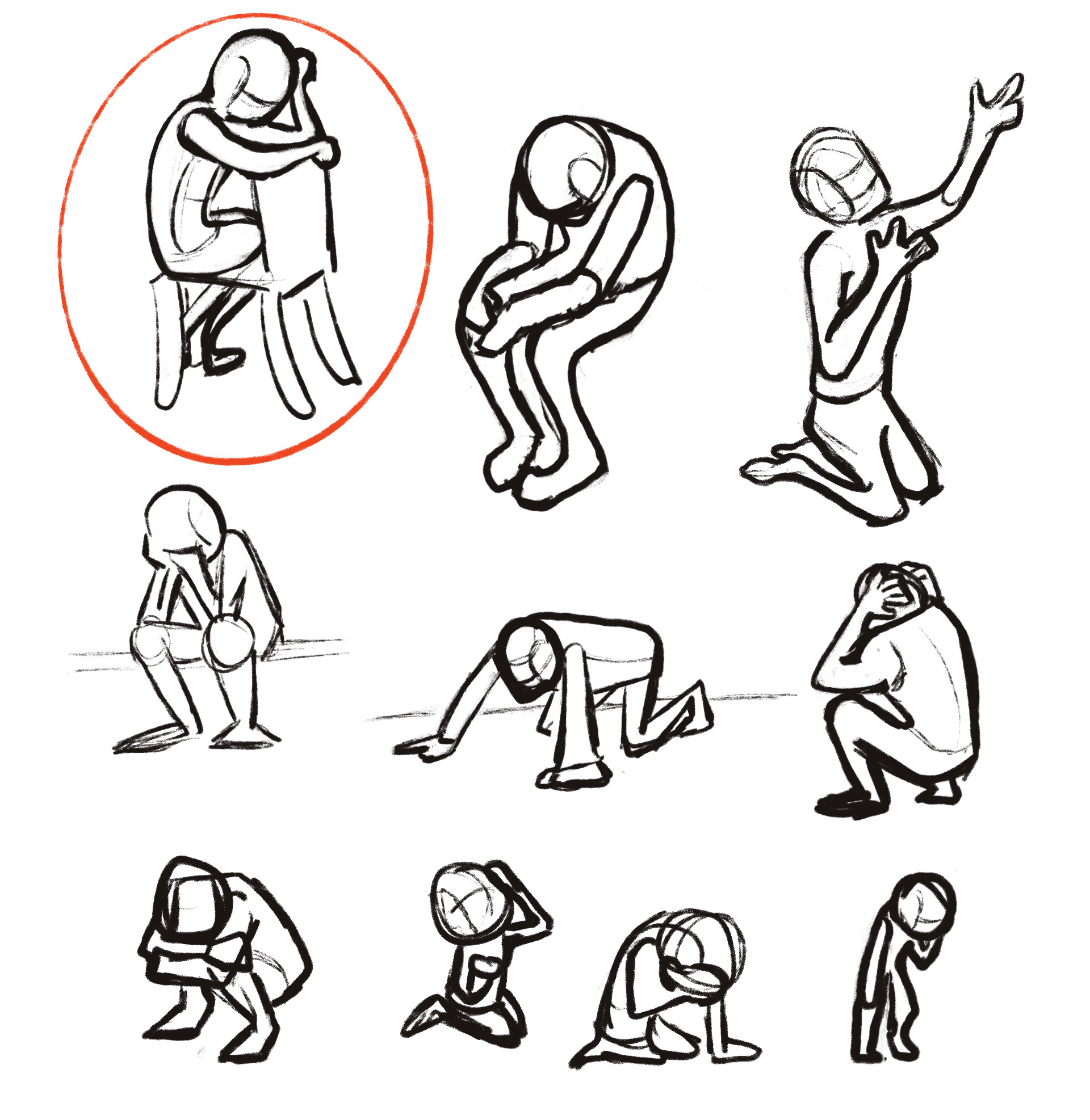 ArtStation - Gesture Drawings