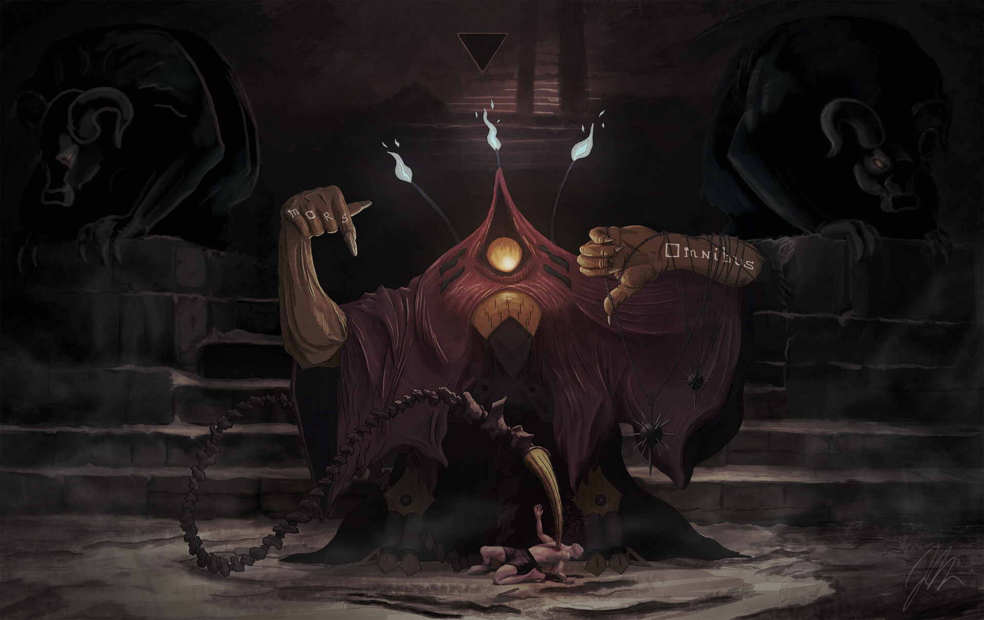 ArtStation - the demon judge presides