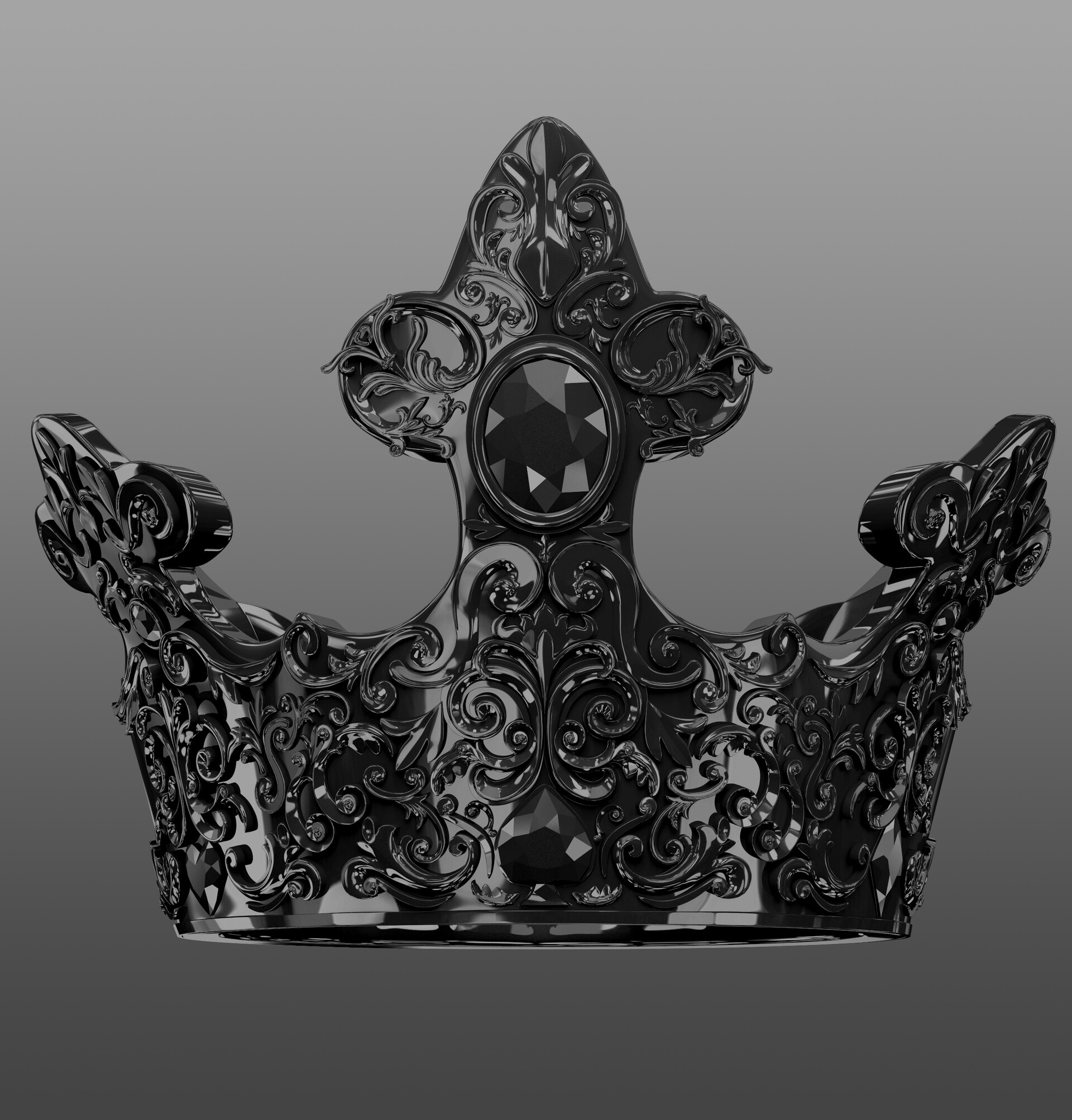 ArtStation - 3D Filigree Crown