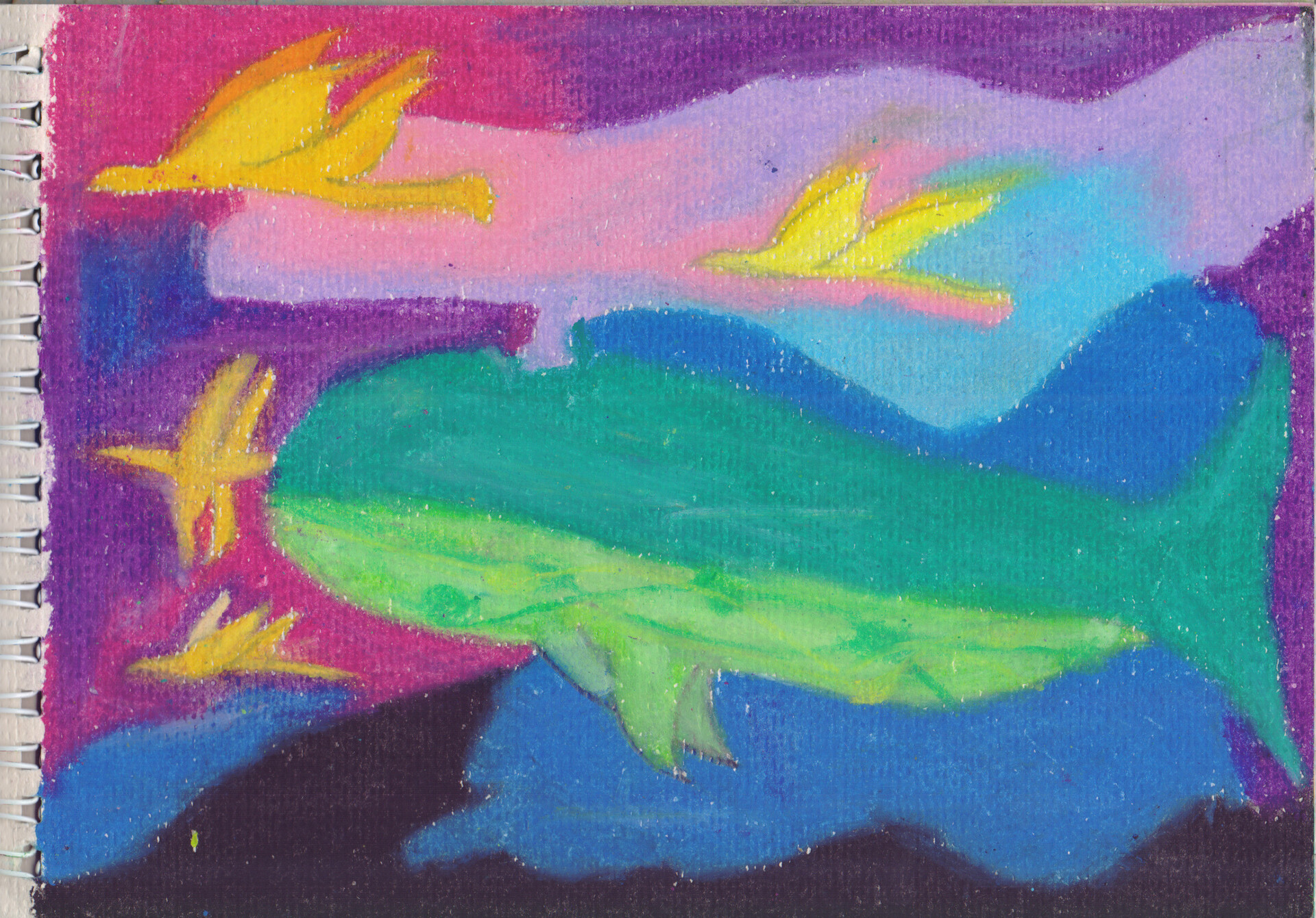 ArtStation - Flying whale