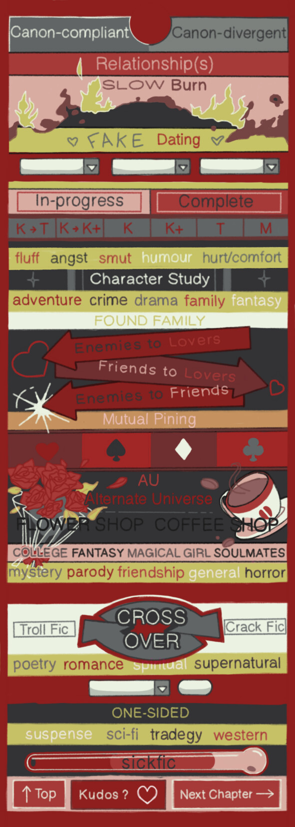 ArtStation - fanfiction bookmark print