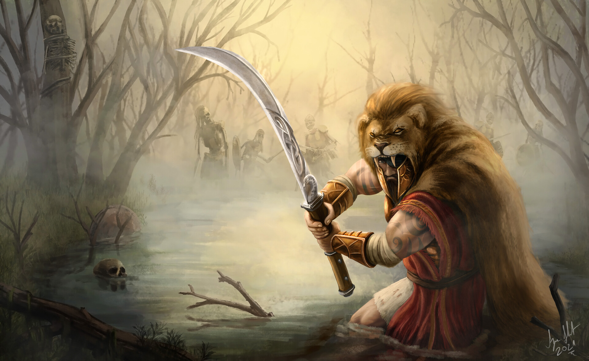 ArtStation - On the precipice of defeat