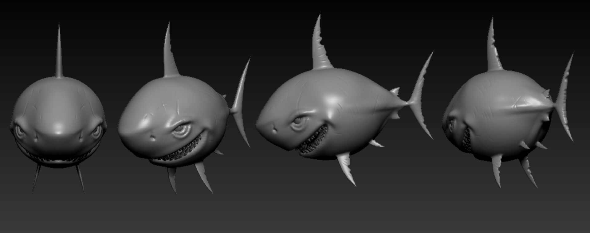 ArtStation - Shark Turnaround Sculpt