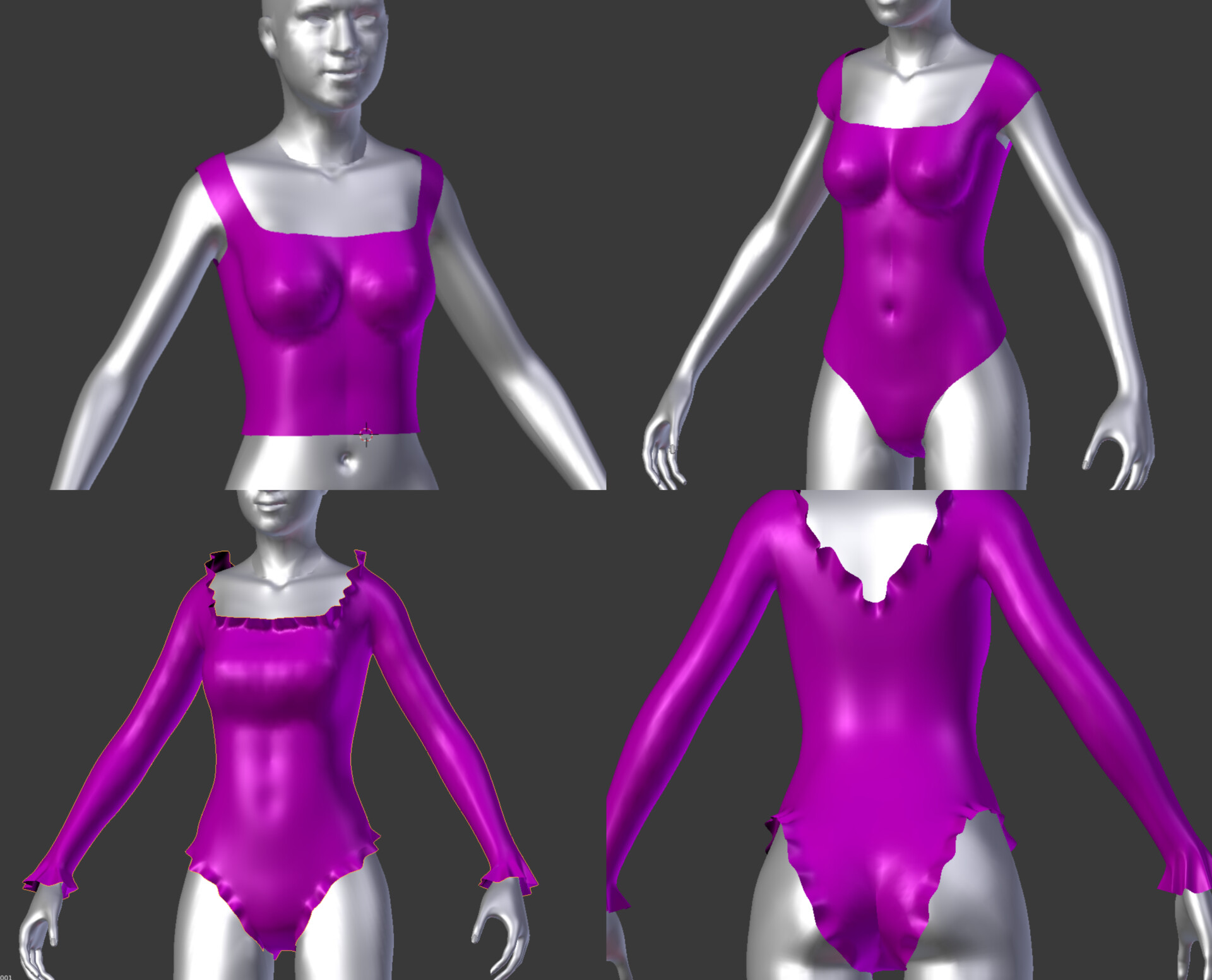 Ithel Lovik - Ruffled Bodysuit