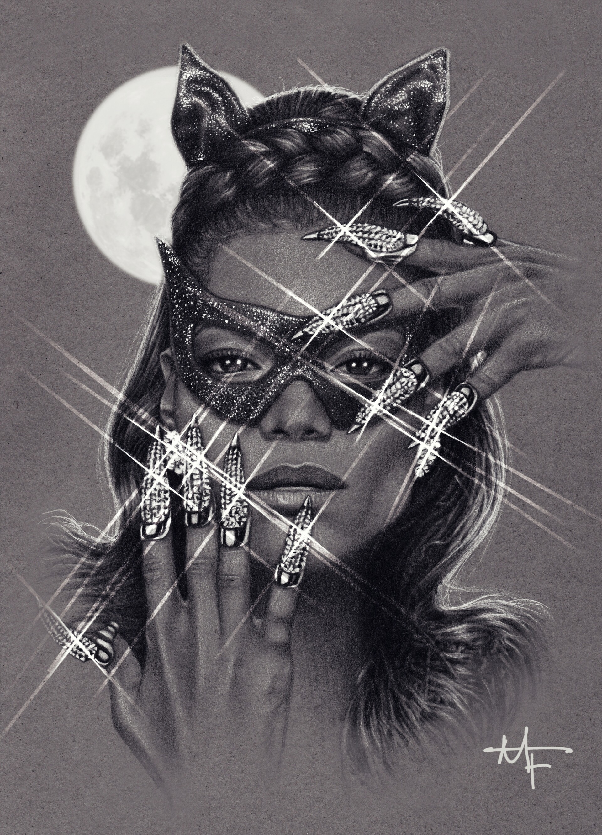 ArtStation - Eartha Kitt's Catwoman